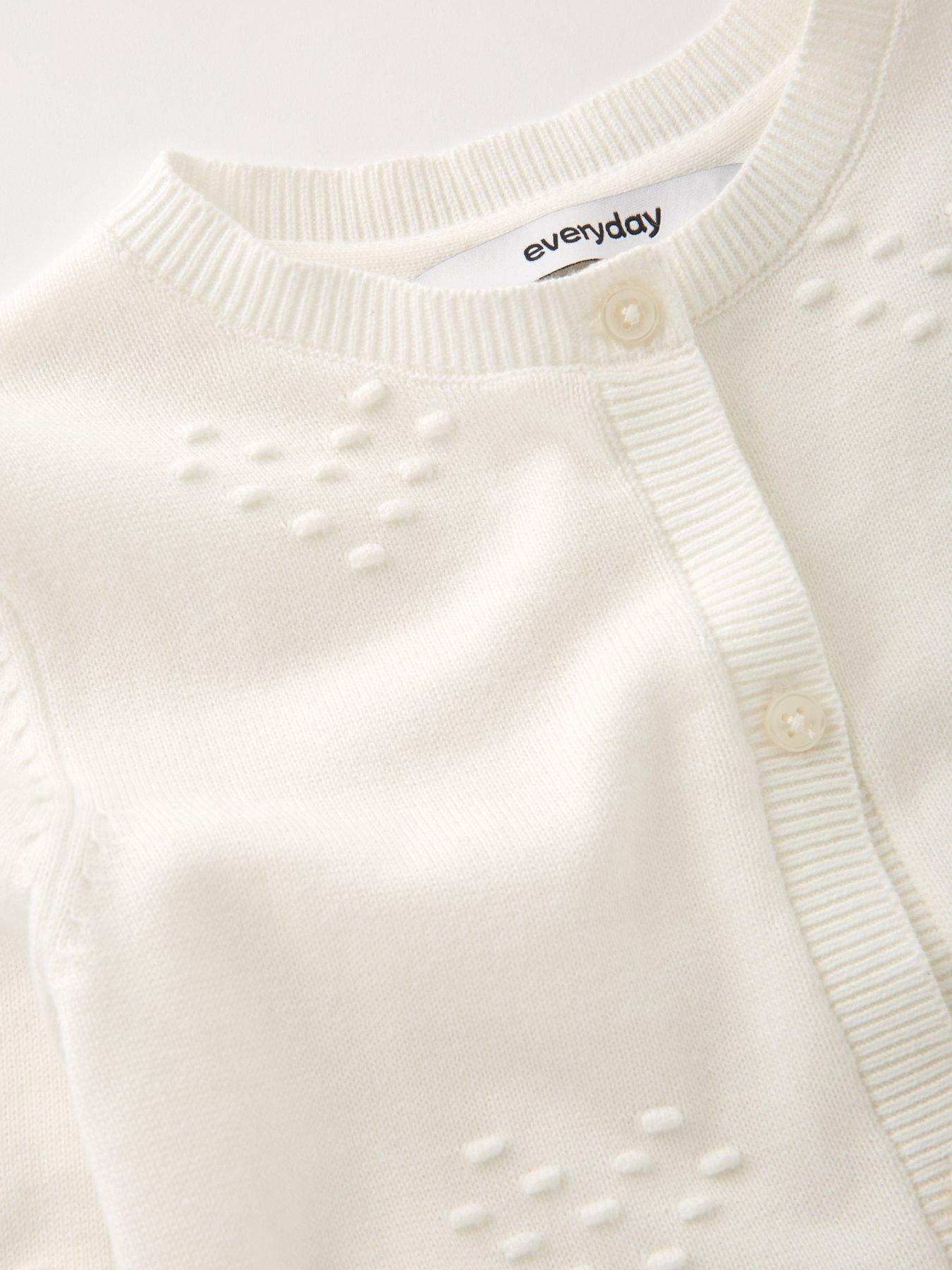 Everyday Girls Bobble Cardigan - Cream | Very