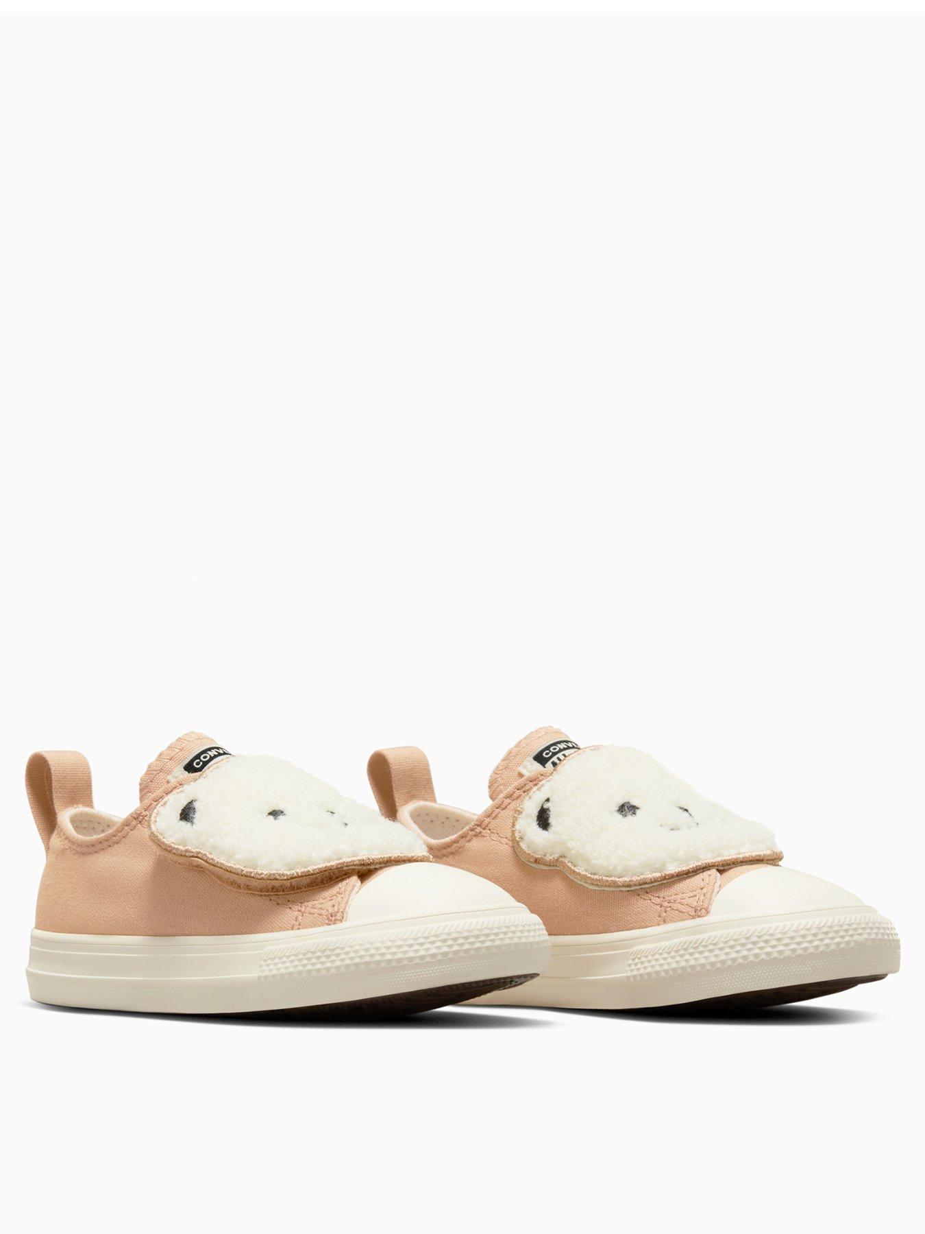 Converse Infant Cozy Essentials Chuck Taylor All Star Strap Teddy Bear ...