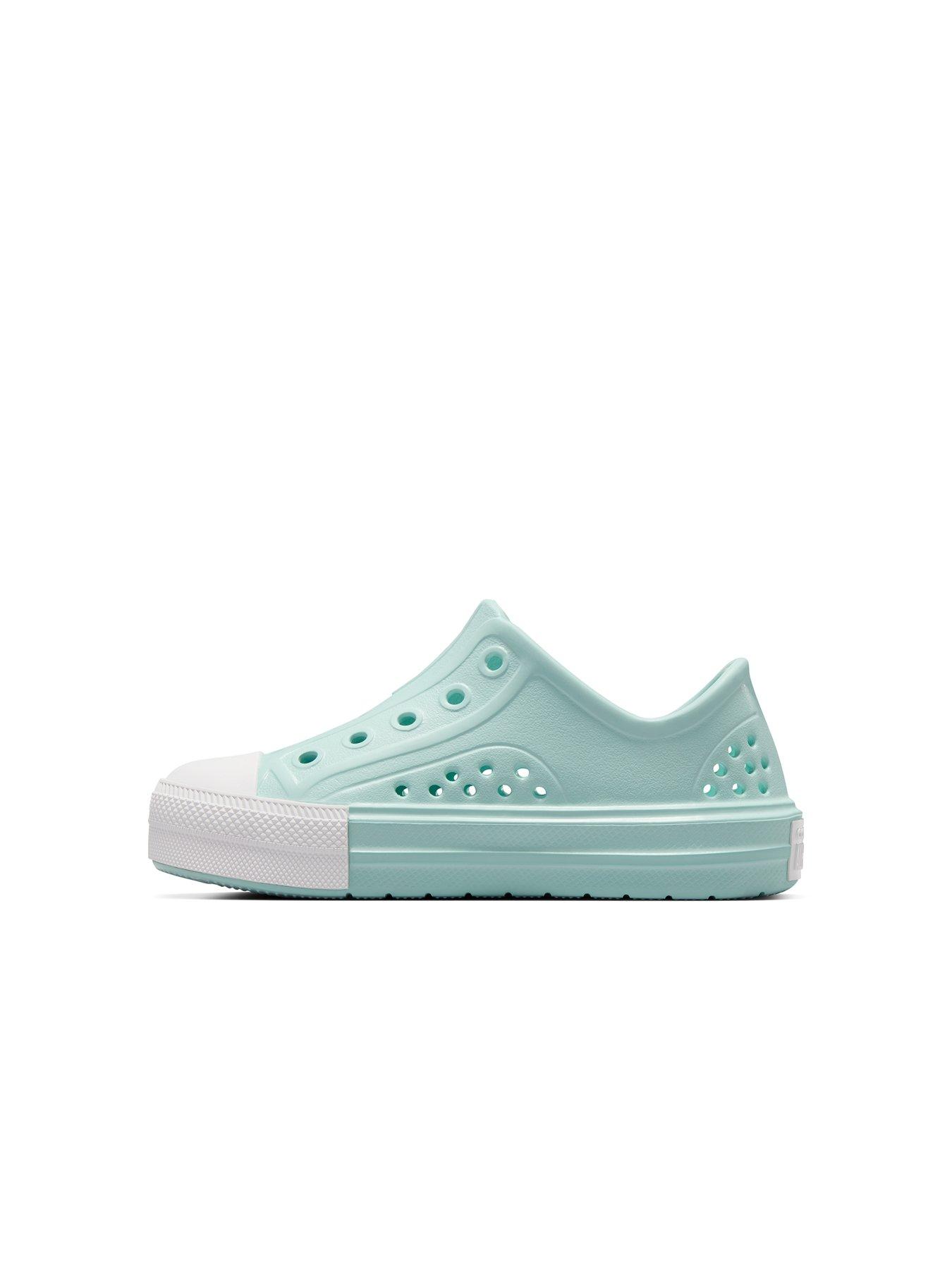 Converse Kids All Star Play Lite Slip On Shoes - Light Blue | Very