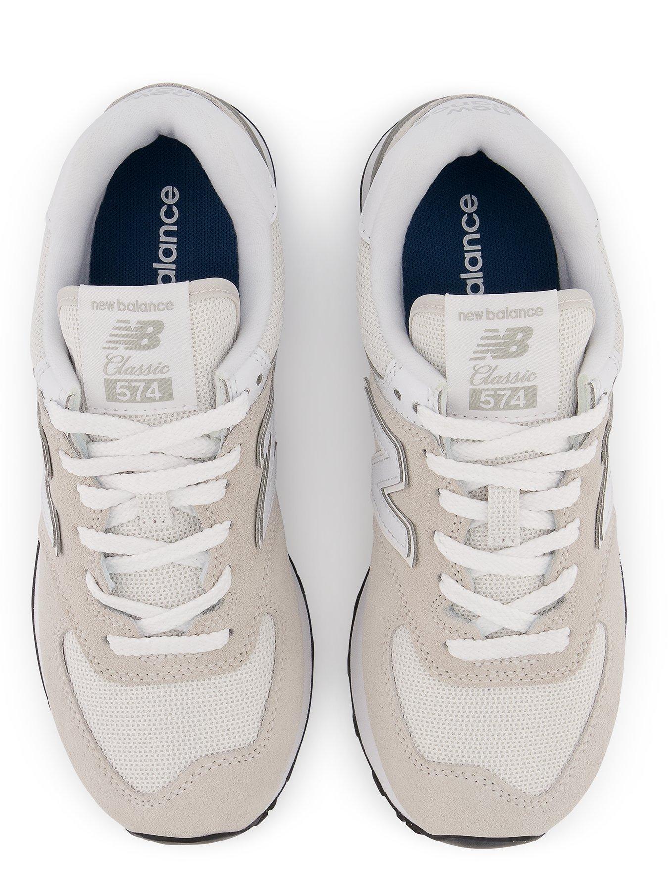 New Balance Womens 574 Trainers - Light Grey | Very