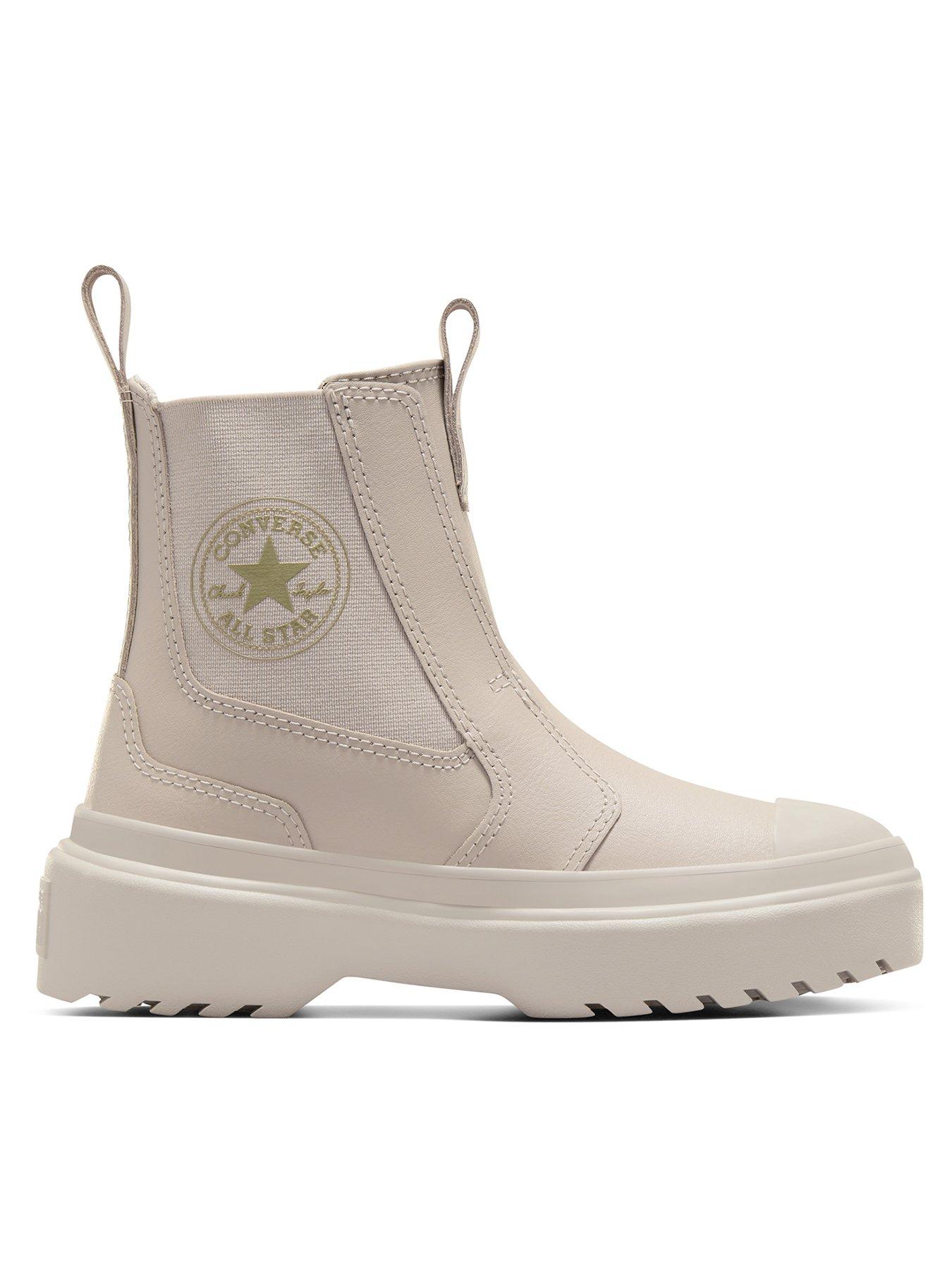 Converse Kids Girls Chelsea Boot - Beige | Very