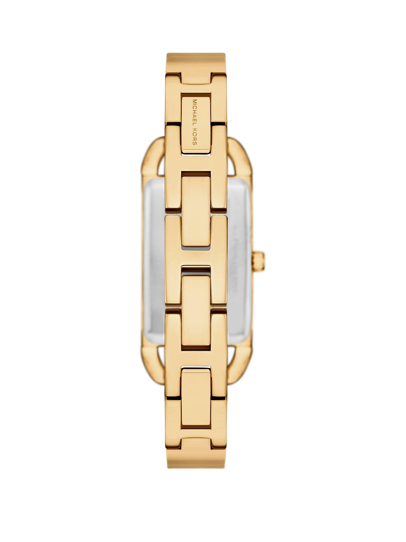Michael Kors MK Empire Three-Hand Gold-Tone Stainless Steel Watch | Very
