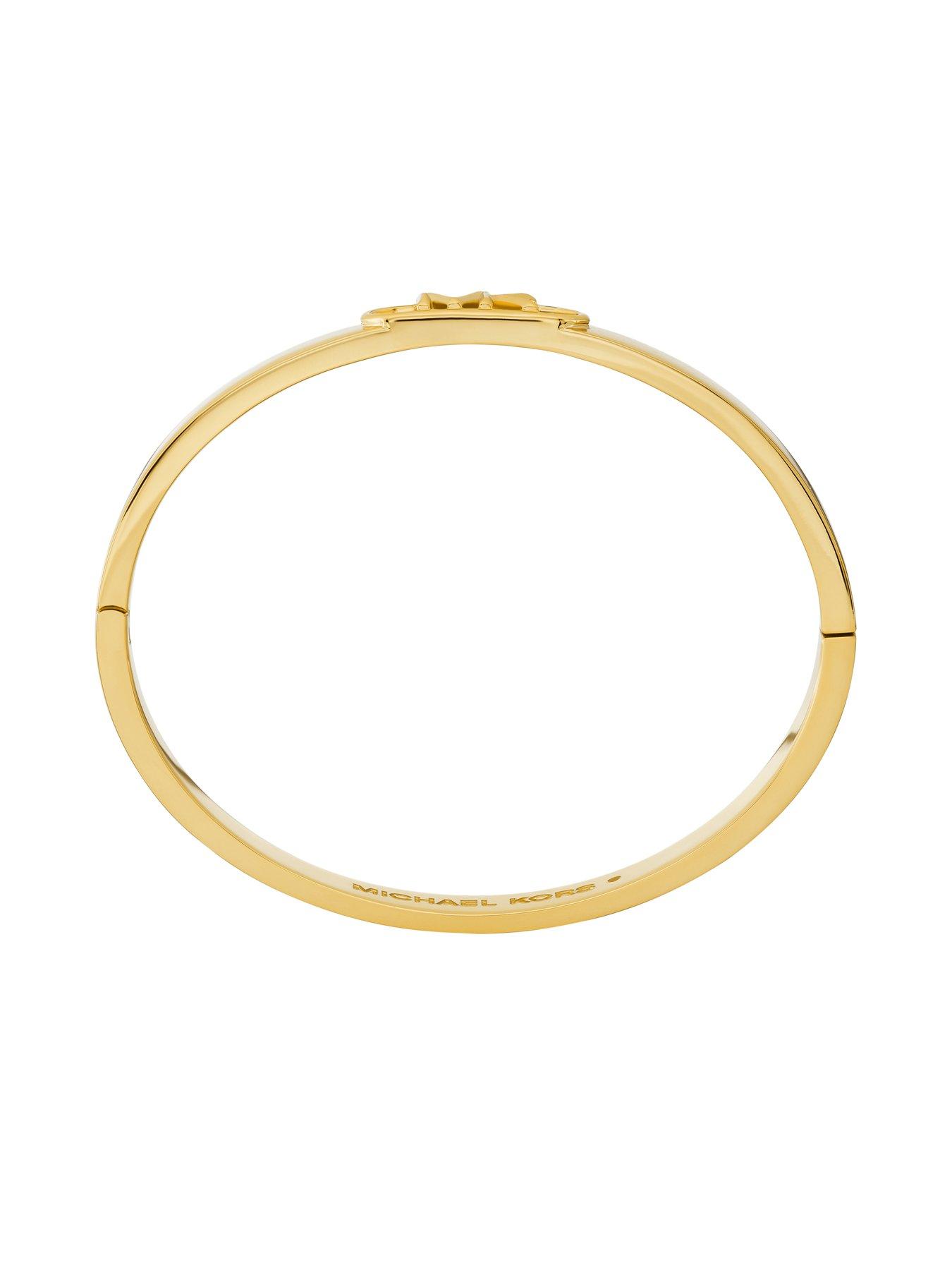 Michael Kors 14K Gold-Plated Empire Link Bangle Bracelet | Very