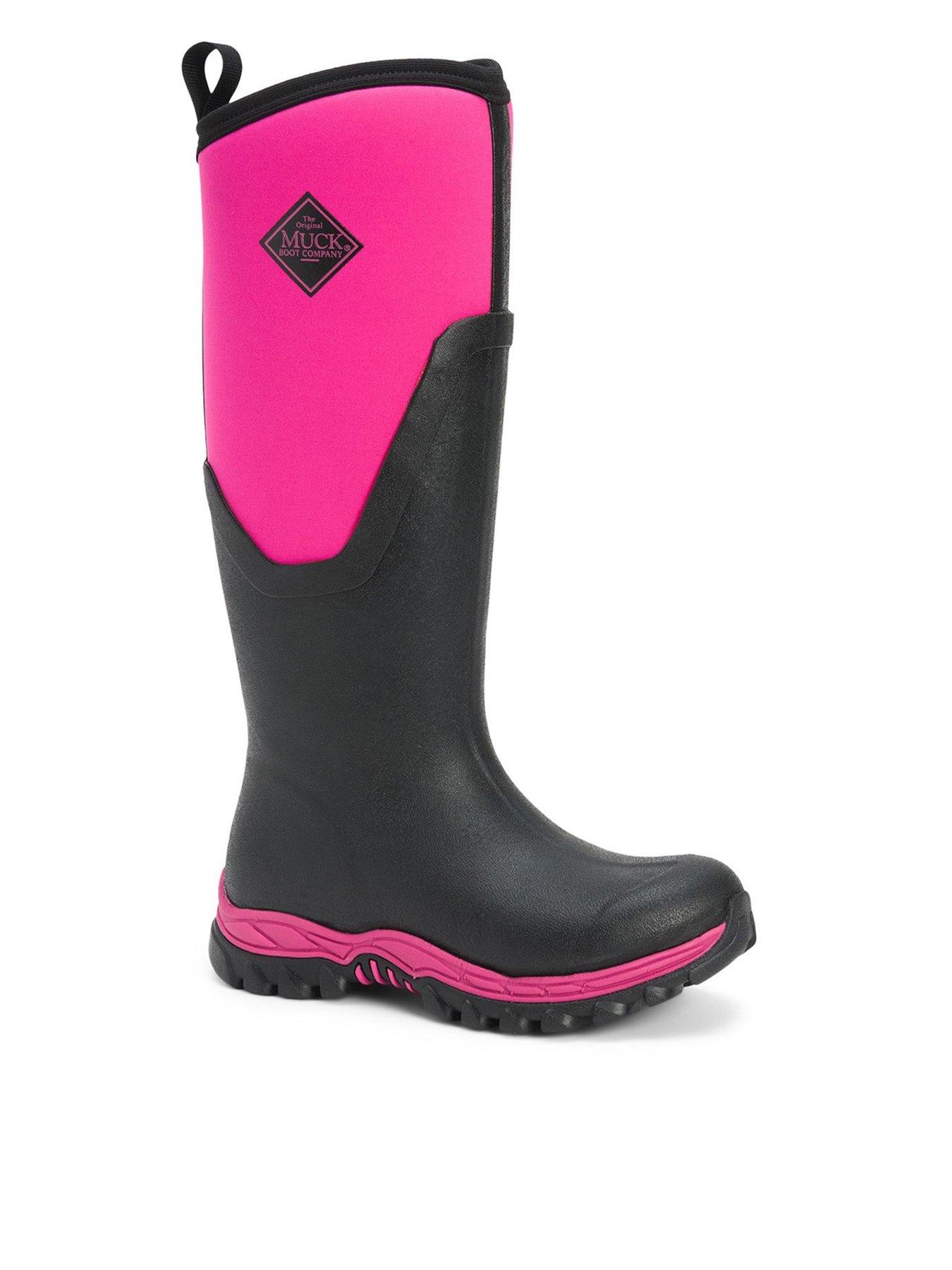 Muck Boots Ladies Arctic Sport Tall 2 Boots - Black /pink | Very