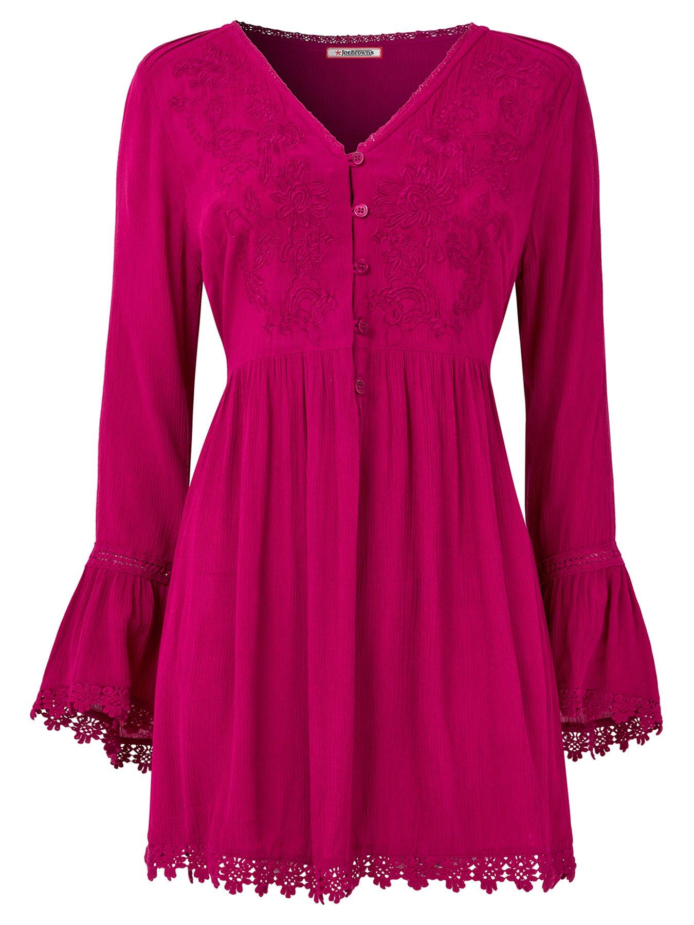 Joe Browns Berry Embroidered Tunic Top | Very