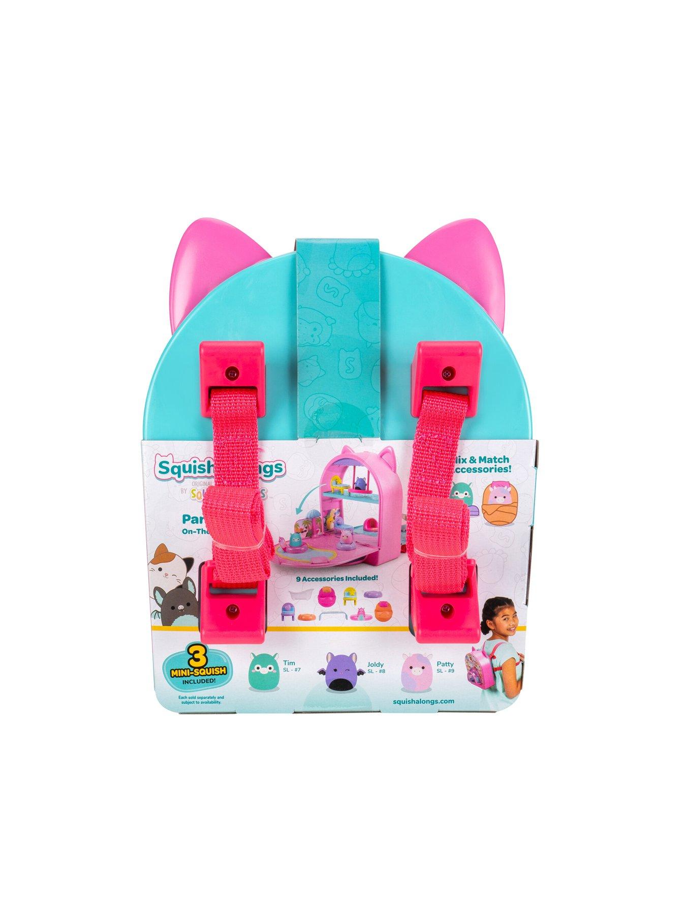 Squish-a-longs by Original Squishmallows Party Pack On-the-Go Playset ...