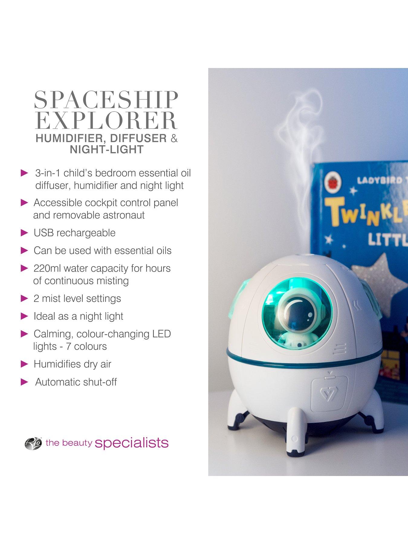 Rio Spaceship Explorer Rechargeable Humidifier & Night Light | Very