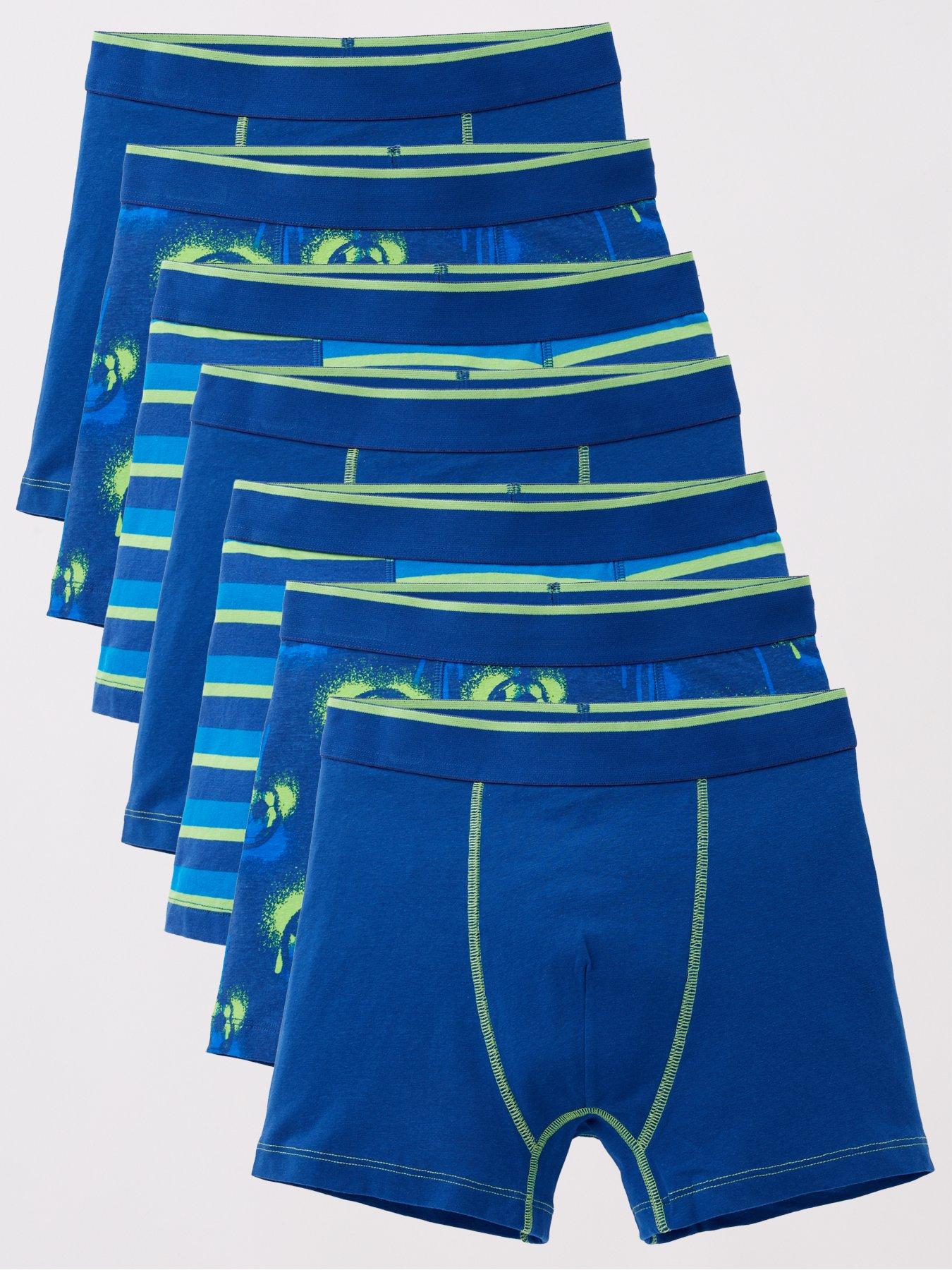 V by Very Boys 7 Pack Football Trunks - Multi | Very