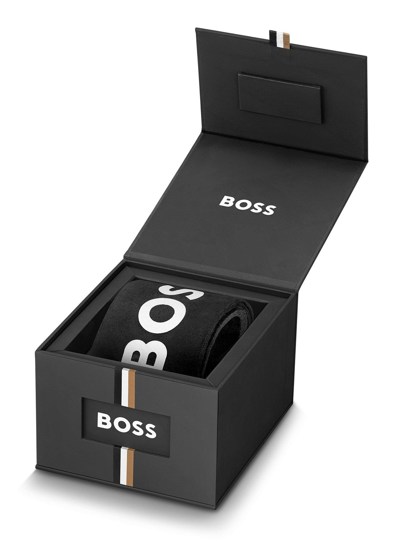 BOSS ONE Black IP bracelet Men's Watch | Very