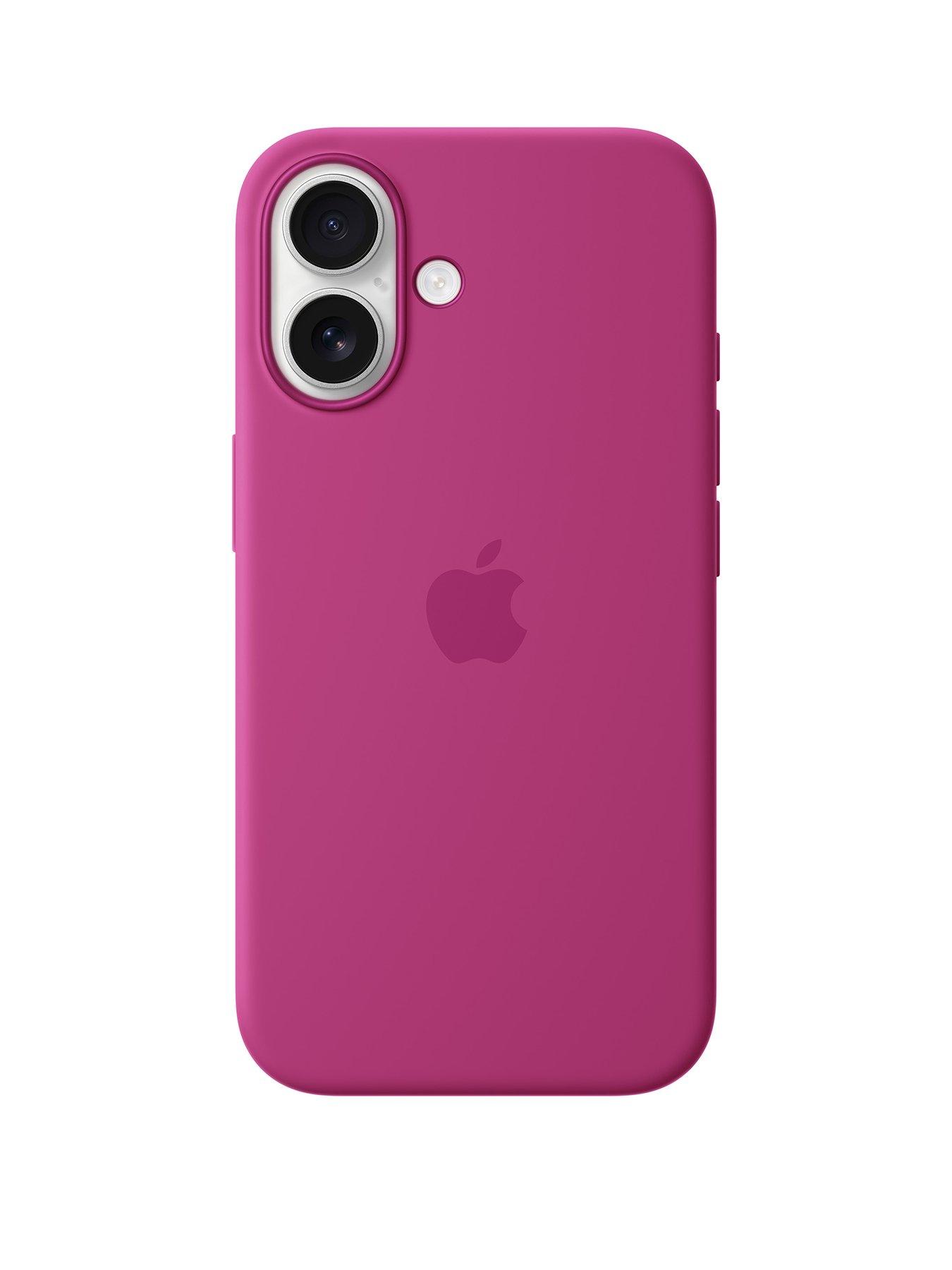 Apple iPhone 16 Silicone Case with MagSafe - Fuchsia | Very
