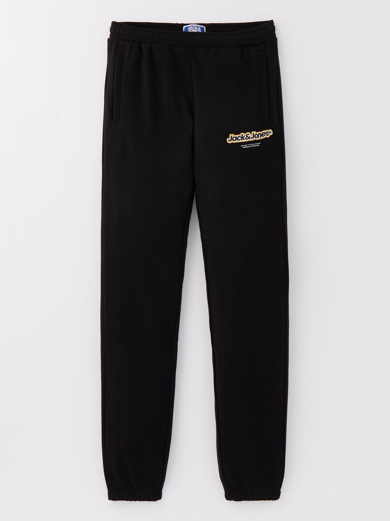 Jack & Jones Junior Boys Karl Vesterbro Newton Sweat Pants - Black | Very