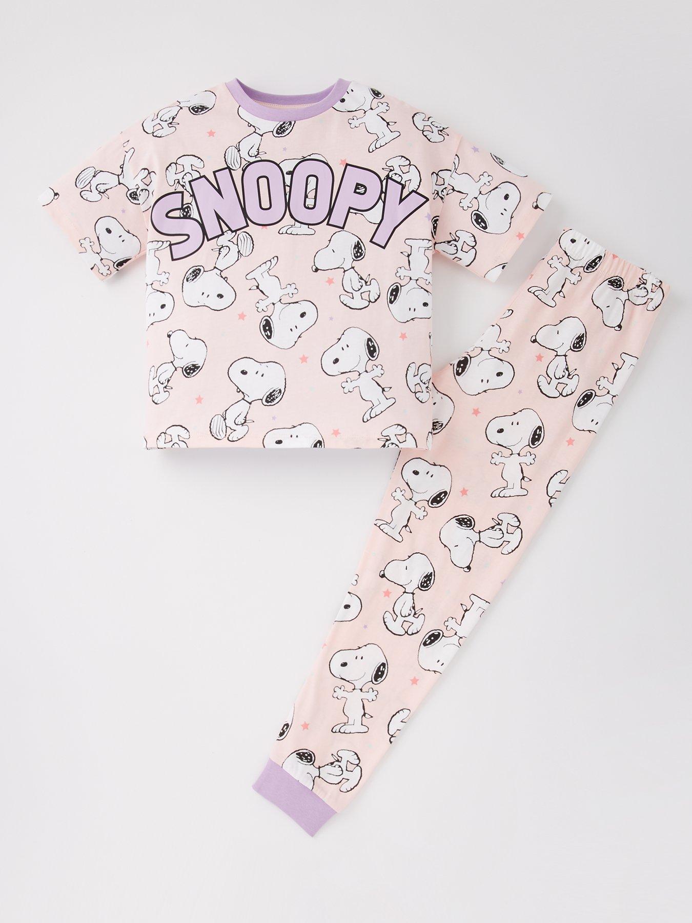 Snoopy Short Sleeve Pyjamas - Multi | Very