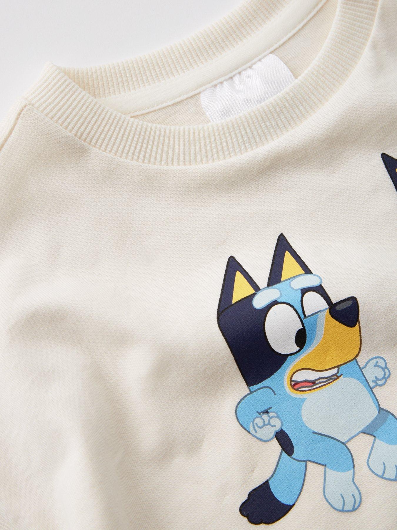 Bluey Relaxed T-Shirt - Off White | Very