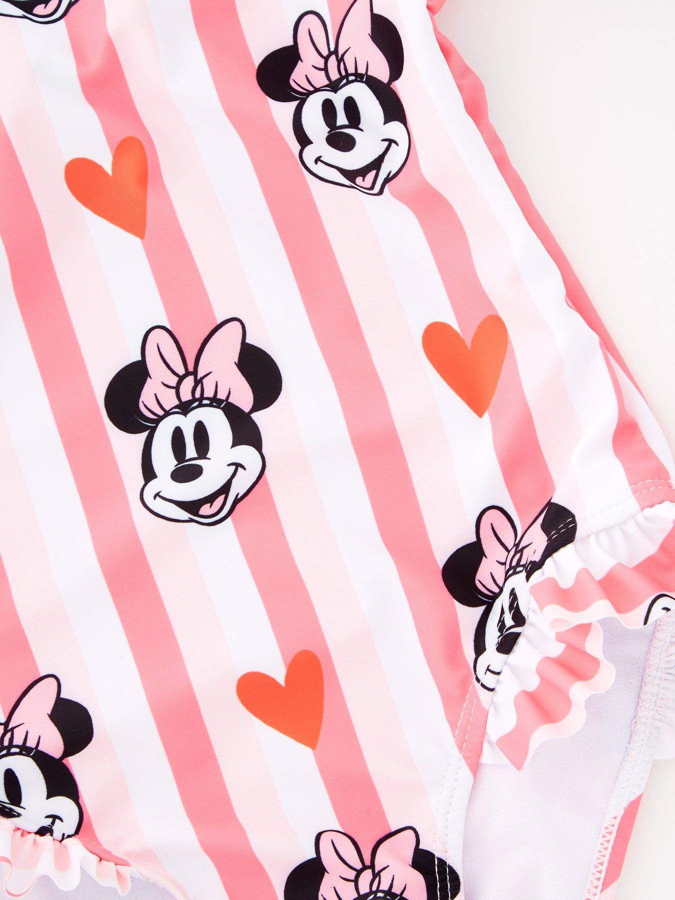 Minnie Mouse Disney Striped Minnie Mouse Swimsuit - Pink | Very