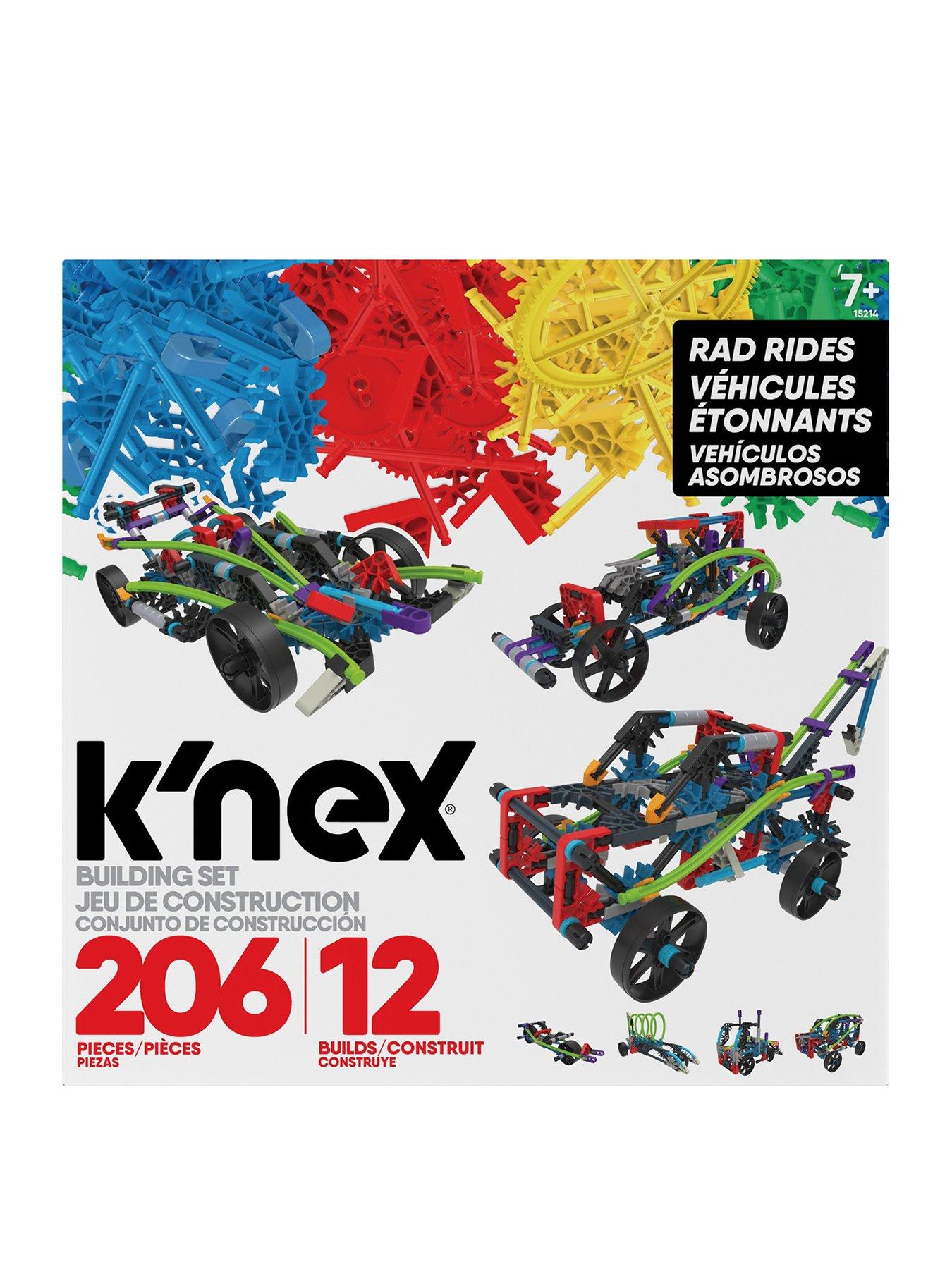 Knex Classics 206 Pc/ 12 Model - Rad Rides Building Set | Very
