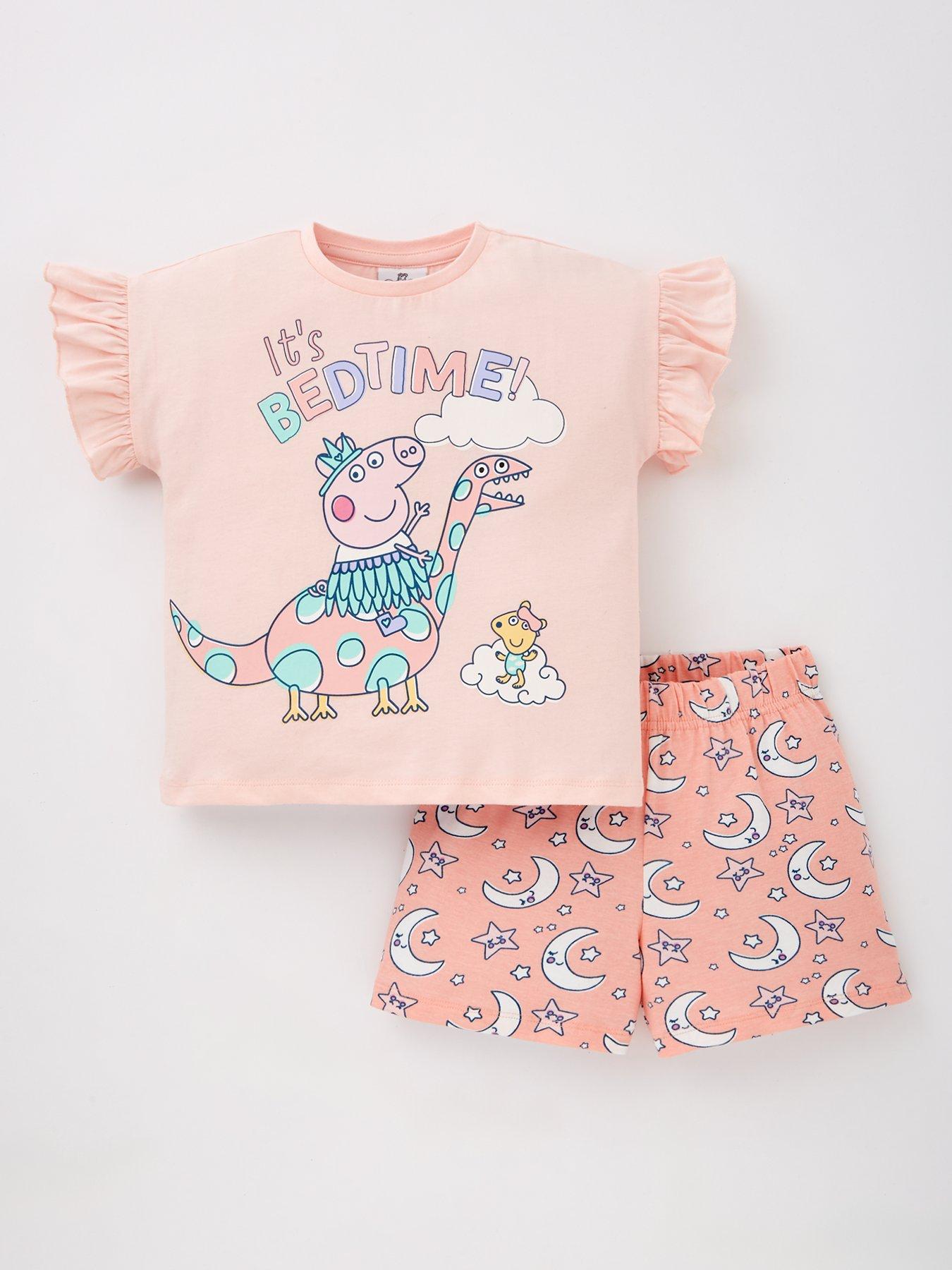 Peppa Pig Frill Short Pyjama - Pink | Very