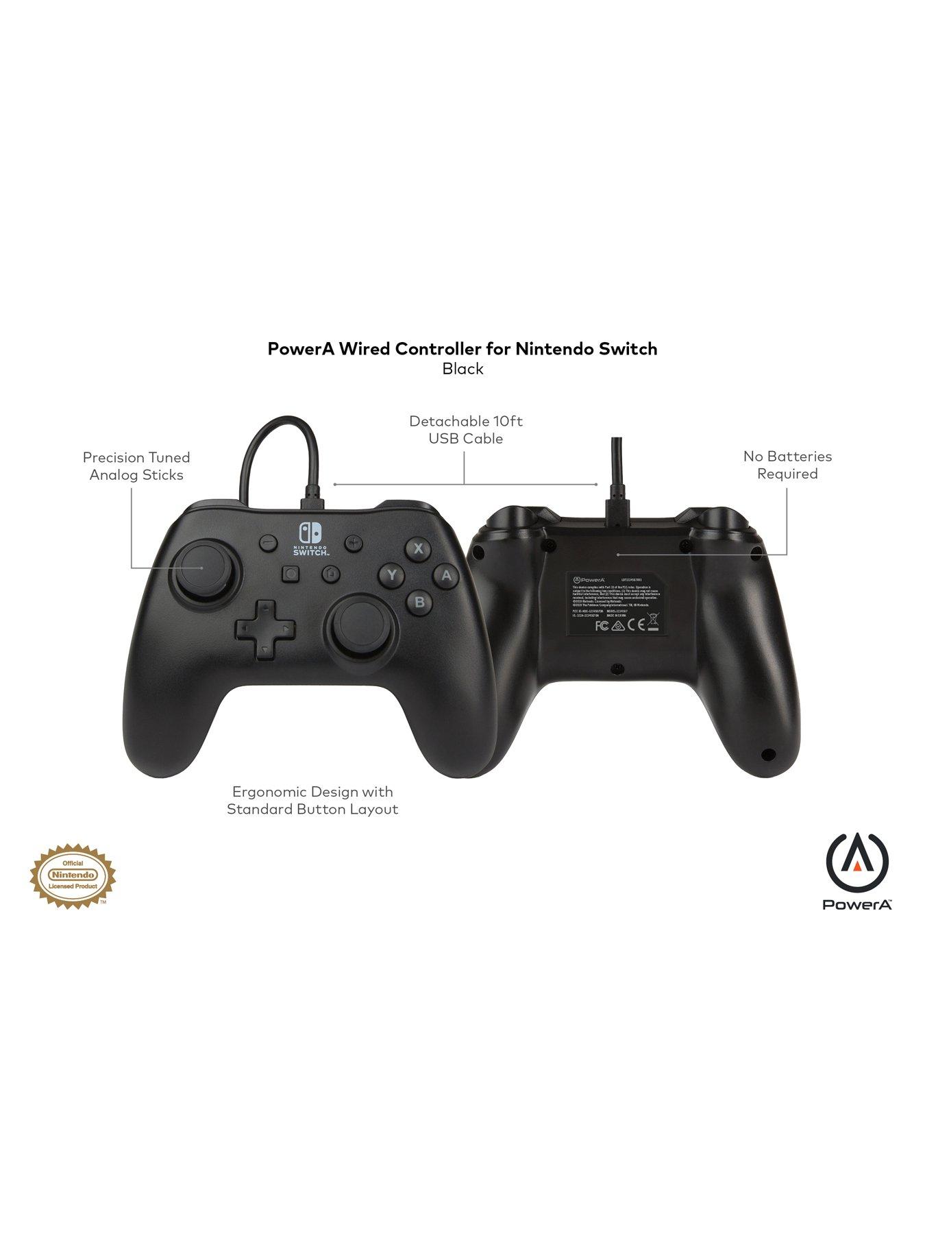 PowerA Wired Controller for Nintendo Switch - Black | Very