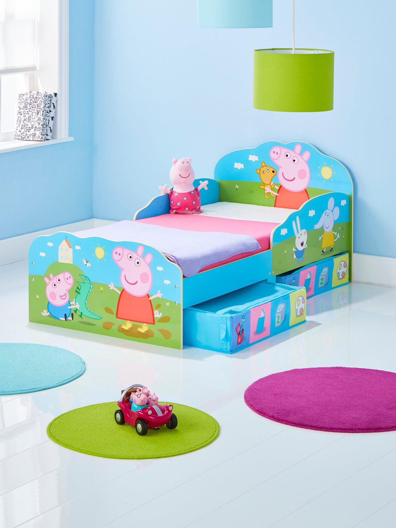 Peppa Pig Peppa Playtime Toddler Bed with Storage | Very