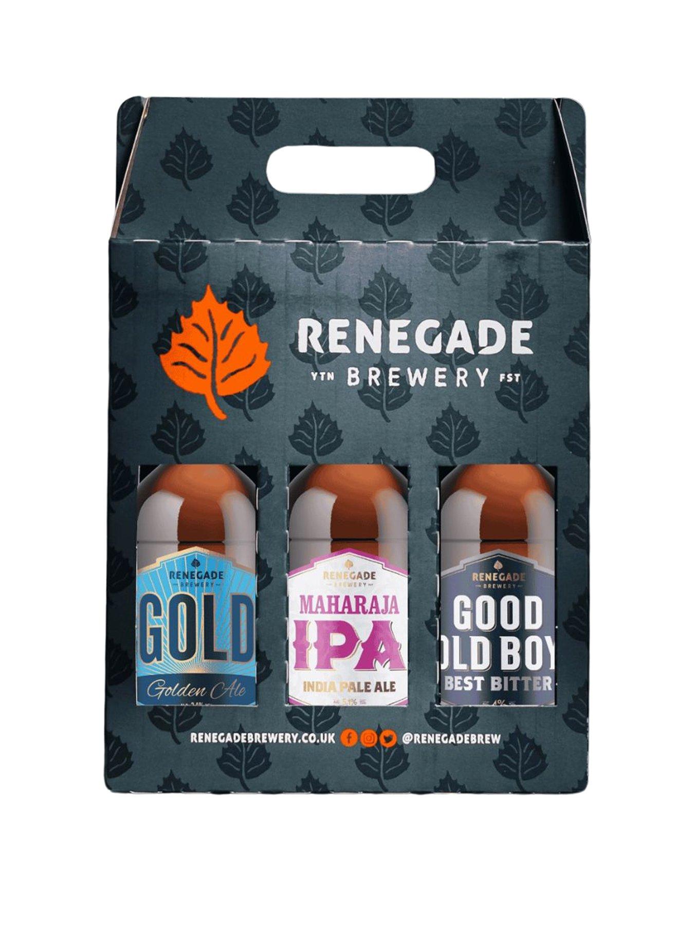 Renegade Real Ale 3 Bottle Gift Box (3 x 500ml Bottles) | Very