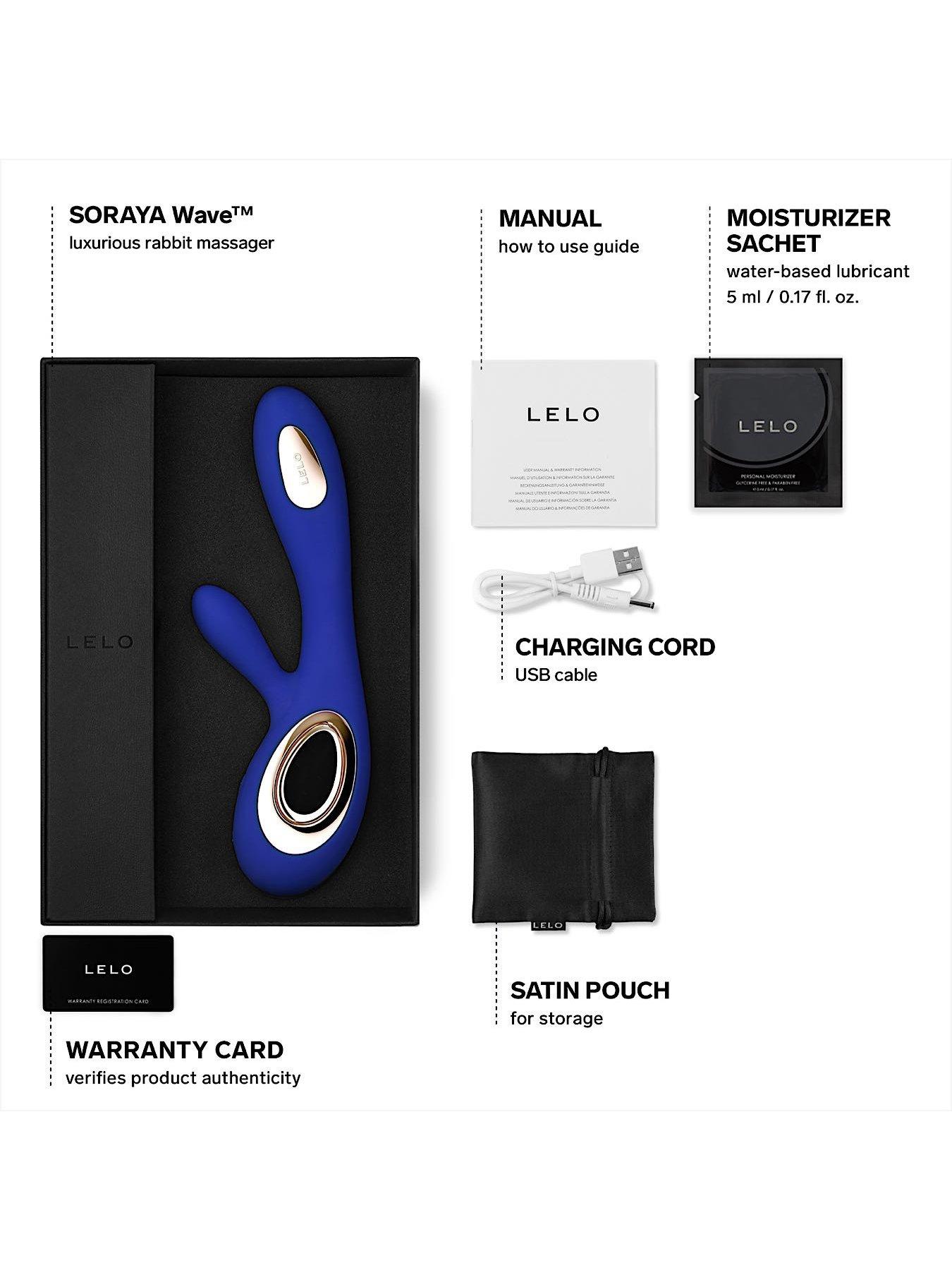 Lelo Soraya Wave - Luxurious Rabbit Massager, G-spot and Clitoral ...