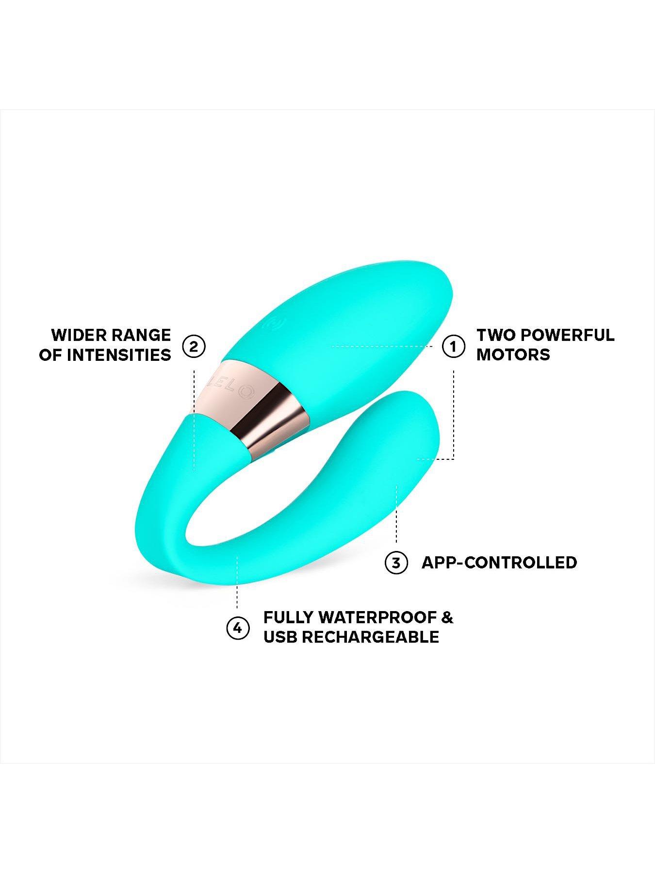Lelo Tiani Harmony - Dual-action Couples' Massager (Aqua) | Very