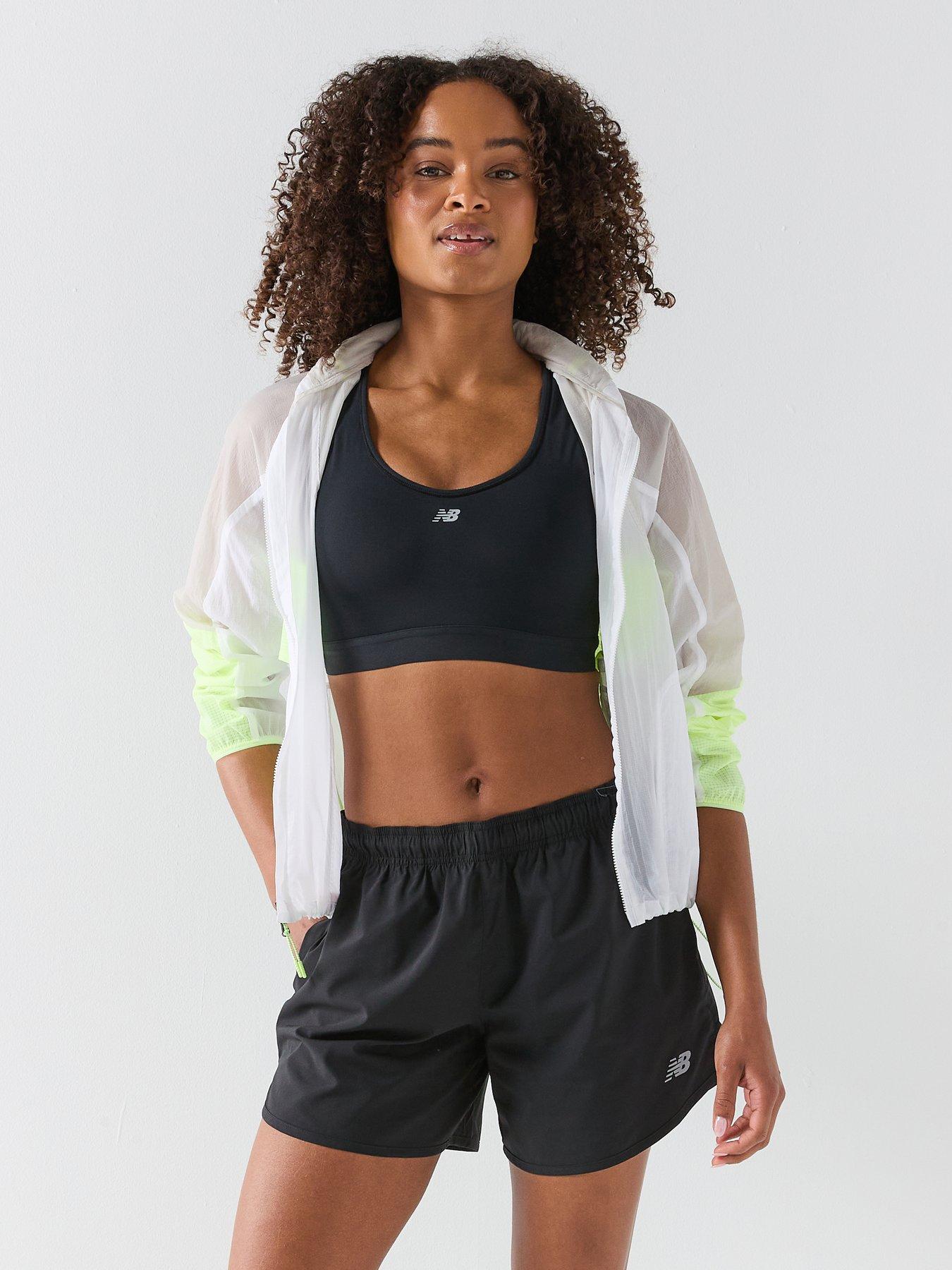 New Balance Womens Running Sport Essentials 5in Shorts - Black | Very
