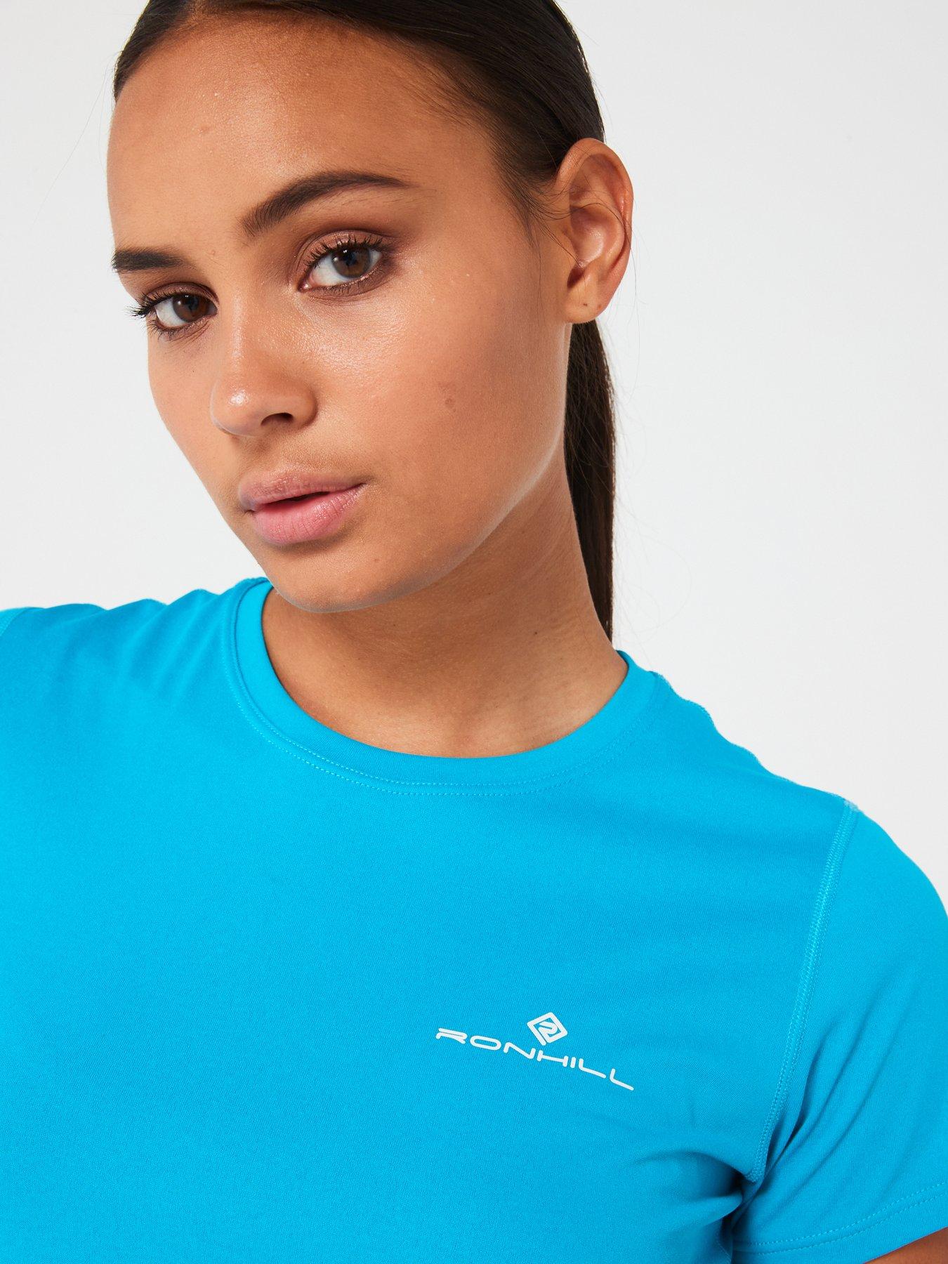 Ronhill Womens Core Running Short Sleeved Tee-blue | Very