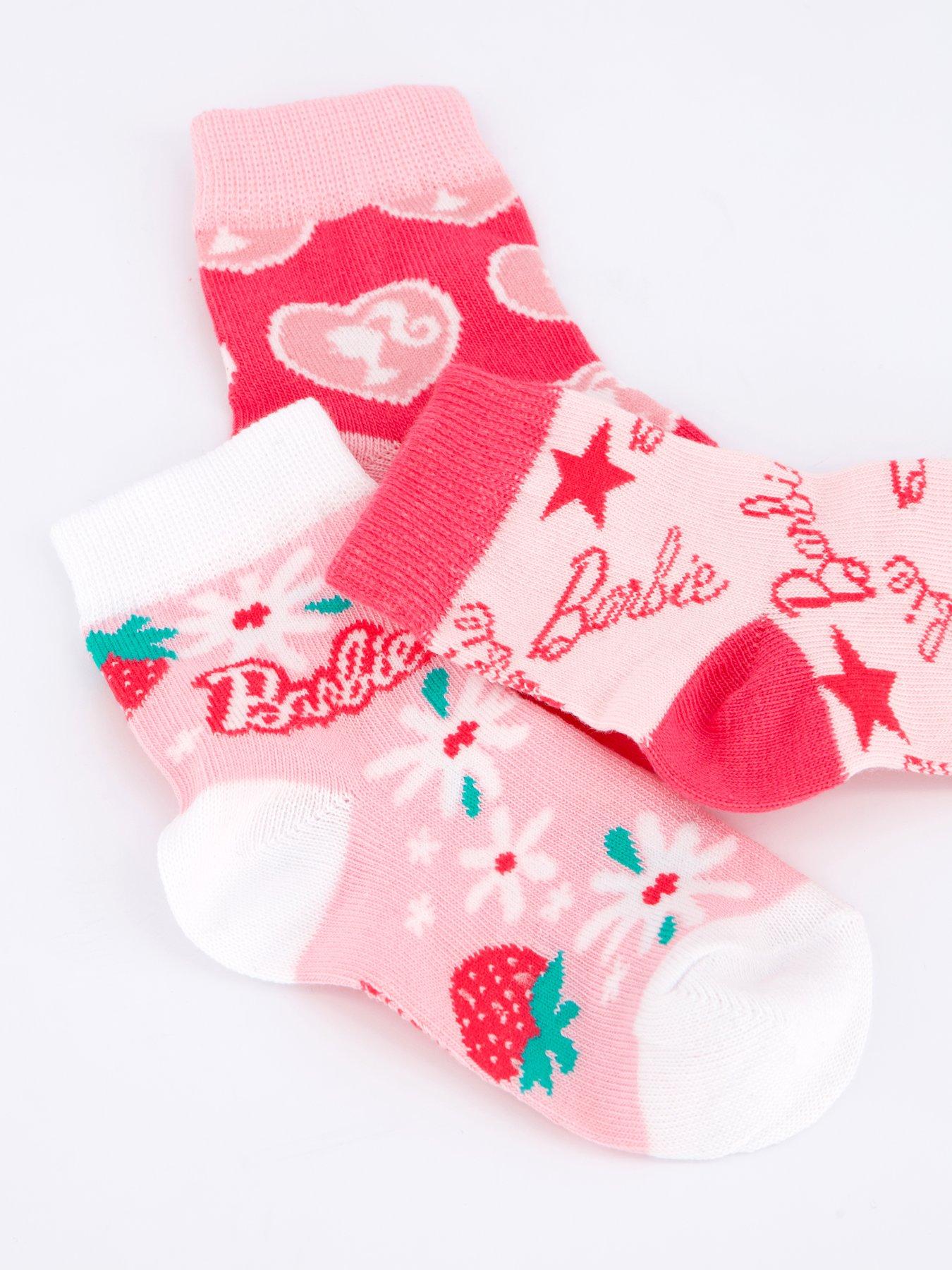 Barbie 3 Pack Socks | Very