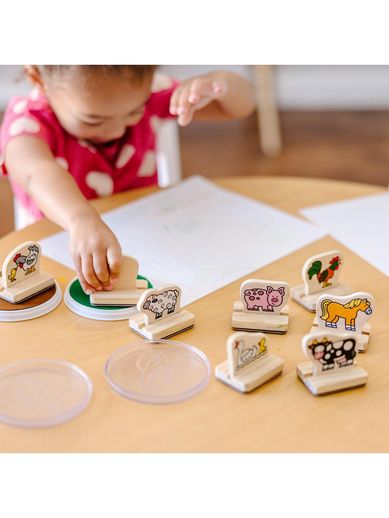 Melissa Doug My First Stamp Set Farm Animals Very