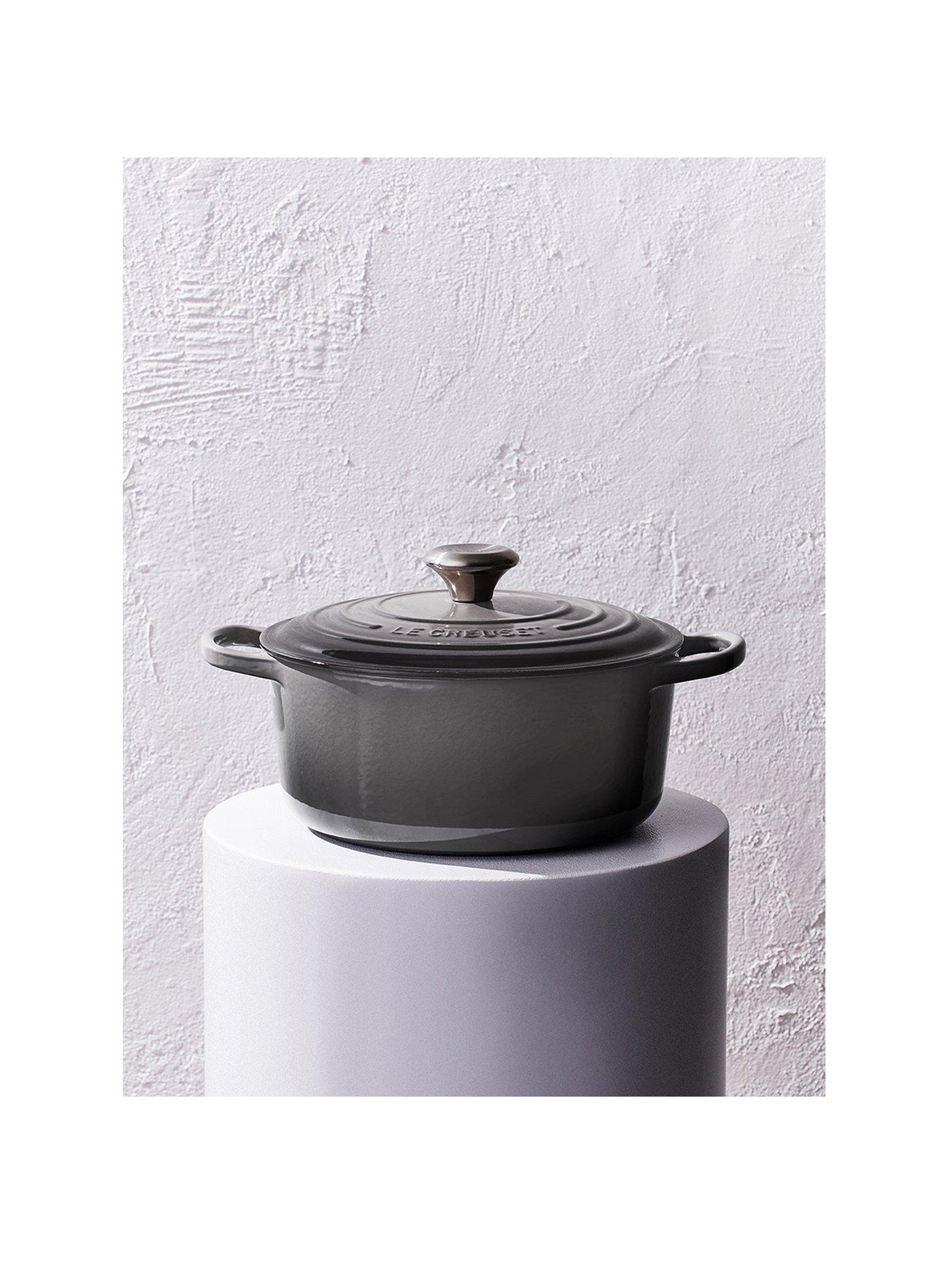 Le Creuset Cast Iron Round 20 cm Casserole in Grey | Very