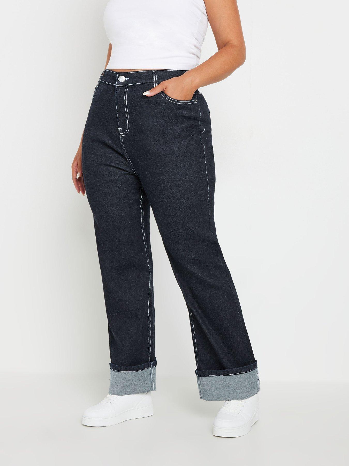 Women | Plus Size | Wide Leg Jeans | 22 | High | Very