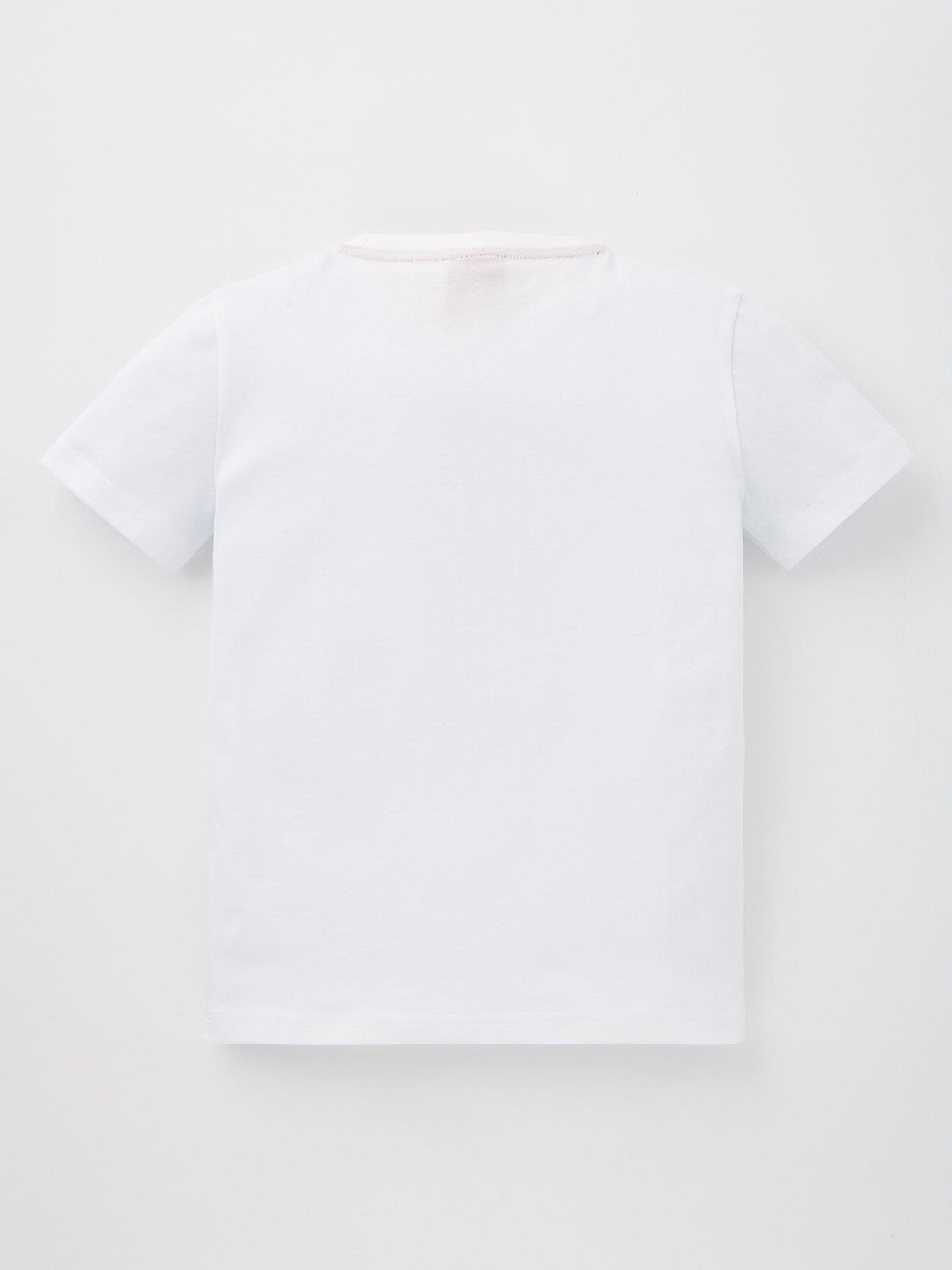 Liverpool FC Geo Print T-Shirt - White | Very