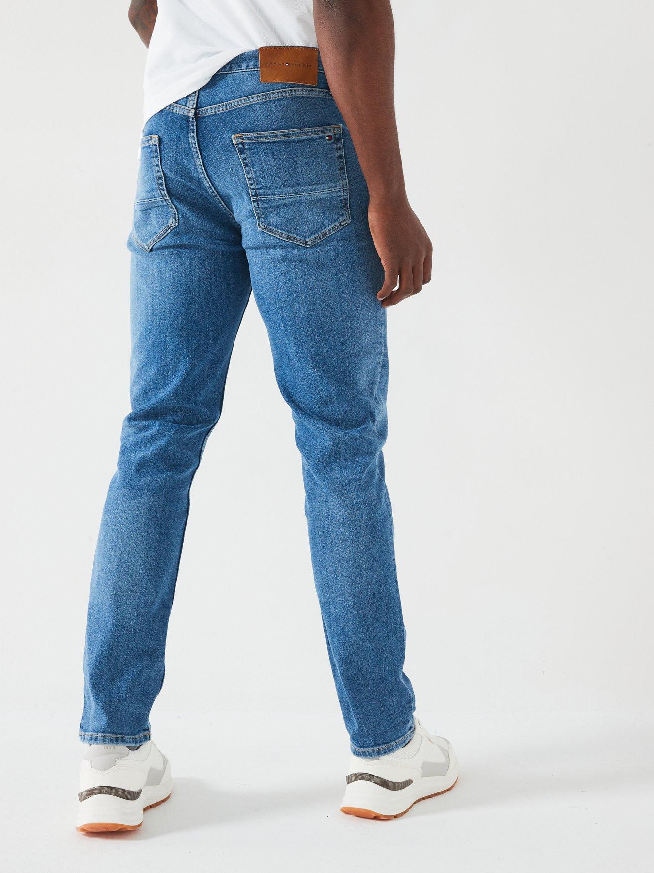 Tommy Hilfiger Denton Stretch Straight Fit Jeans - Light Wash | Very