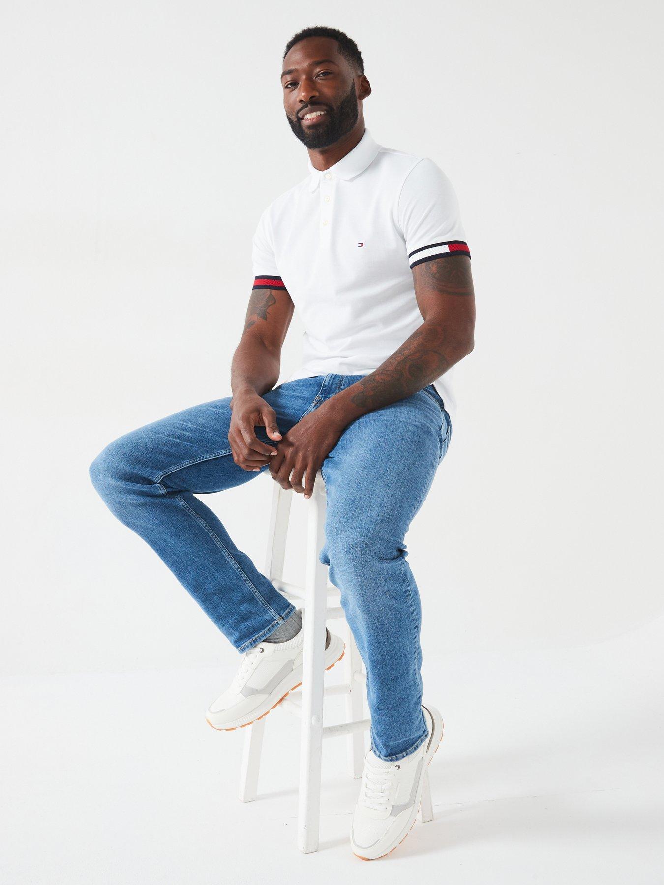 Tommy Hilfiger Denton Stretch Straight Fit Jeans - Light Wash | Very