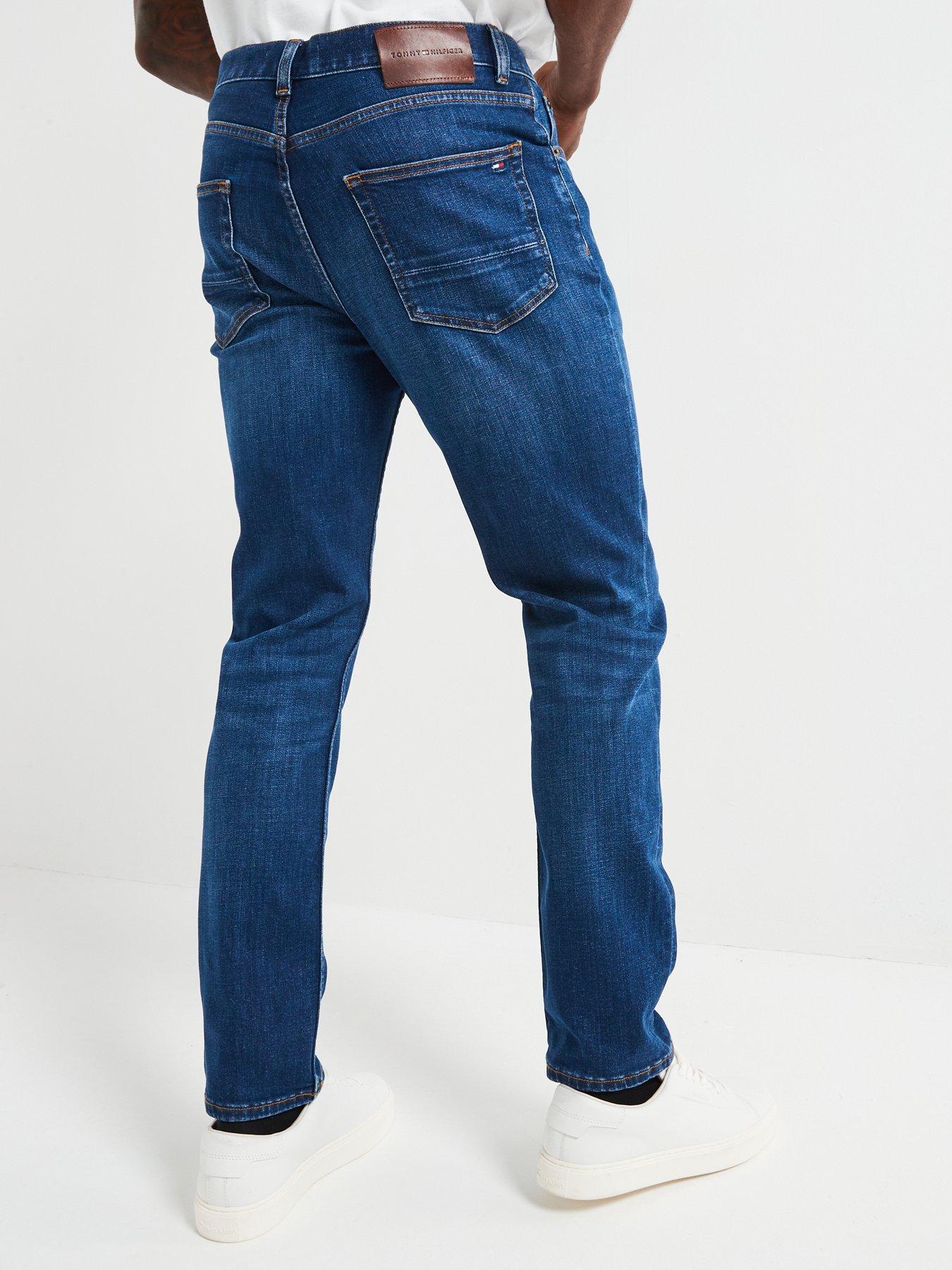 Tommy Hilfiger Denton Stretch Straight Fit Jeans - Mid Wash | Very