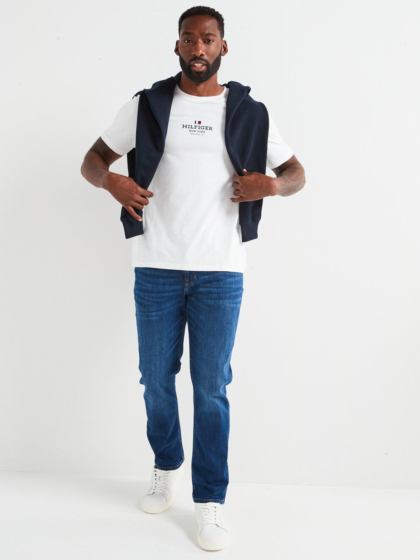 Tommy Hilfiger Denton Stretch Straight Fit Jeans - Mid Wash | Very