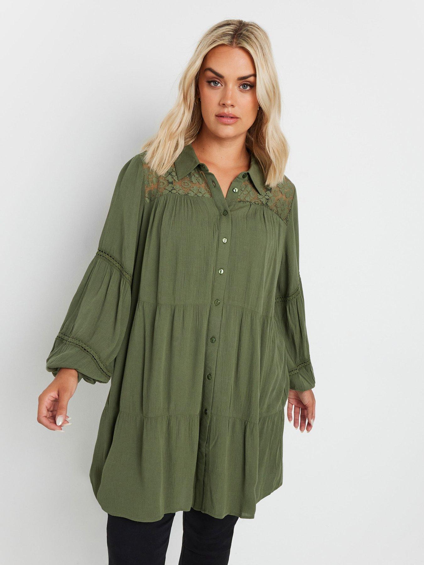 Womens Green Blouses & Tops | Emerald & Dark | Very