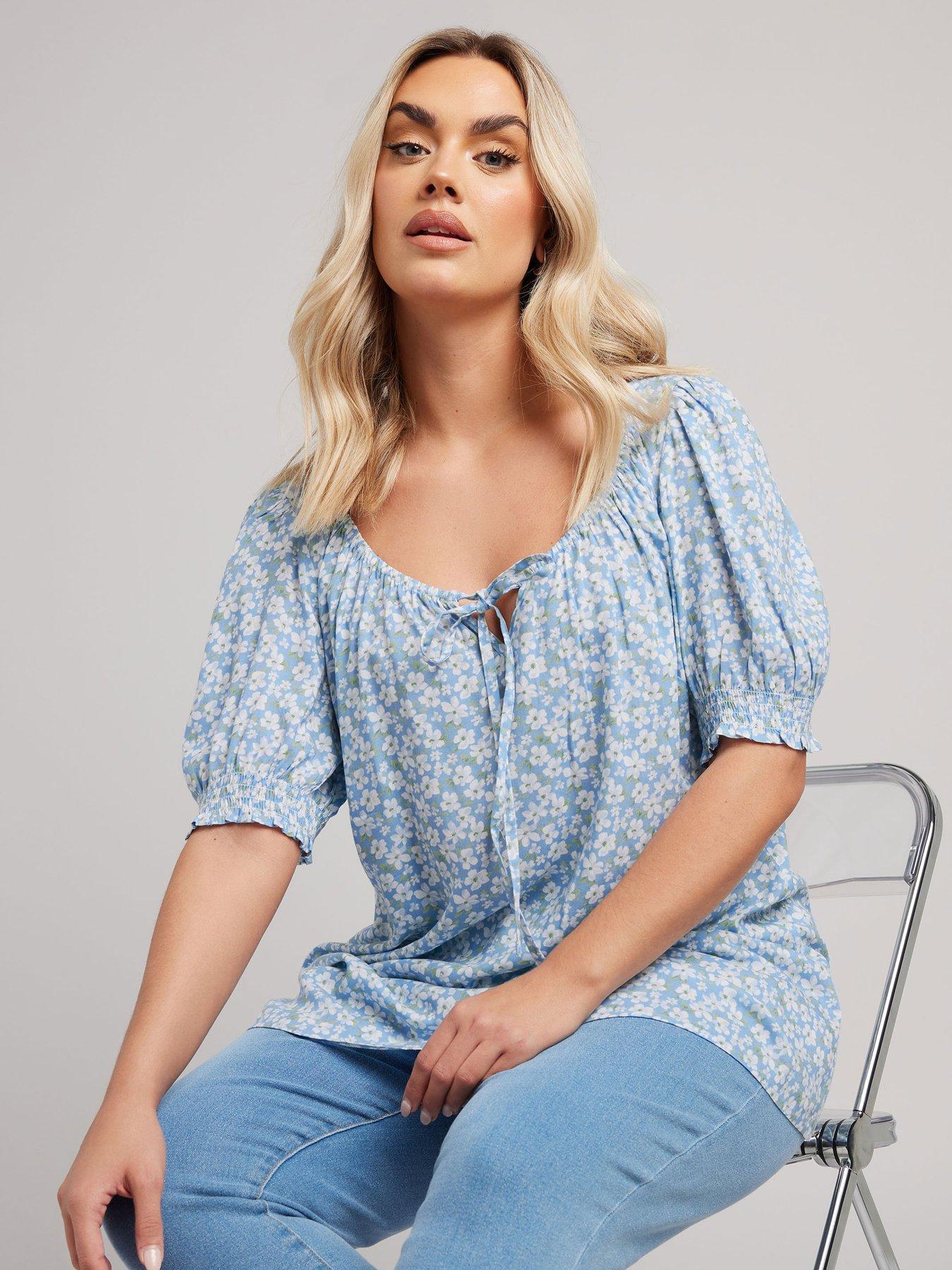 Yours Curve Gypsy Blouse | Very