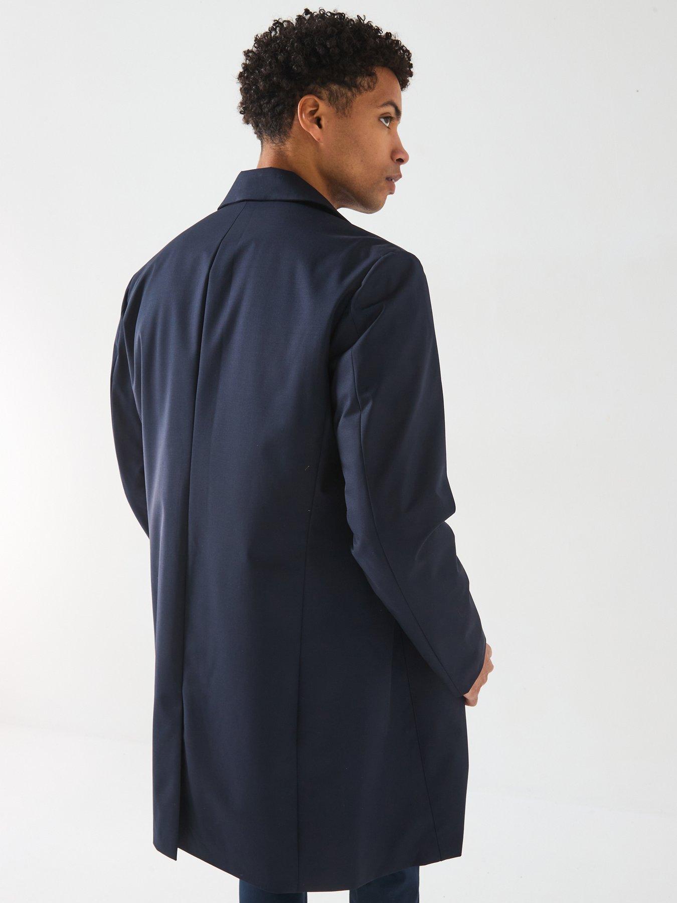 Calvin Klein Twill Technical Overcoat - Navy | Very