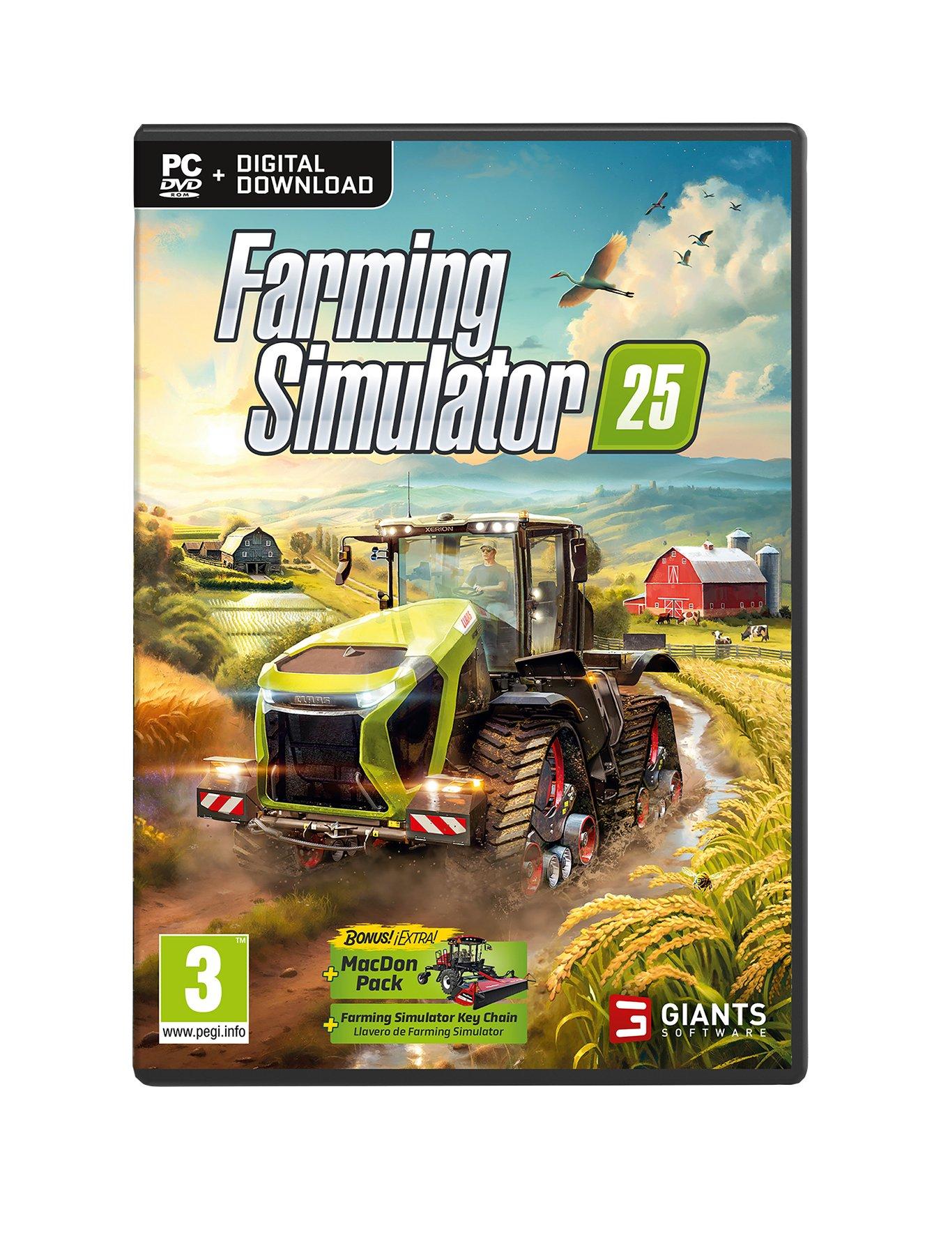 PC Games Farming Simulator 25 (includes Farming Simulator Key Chain) | Very