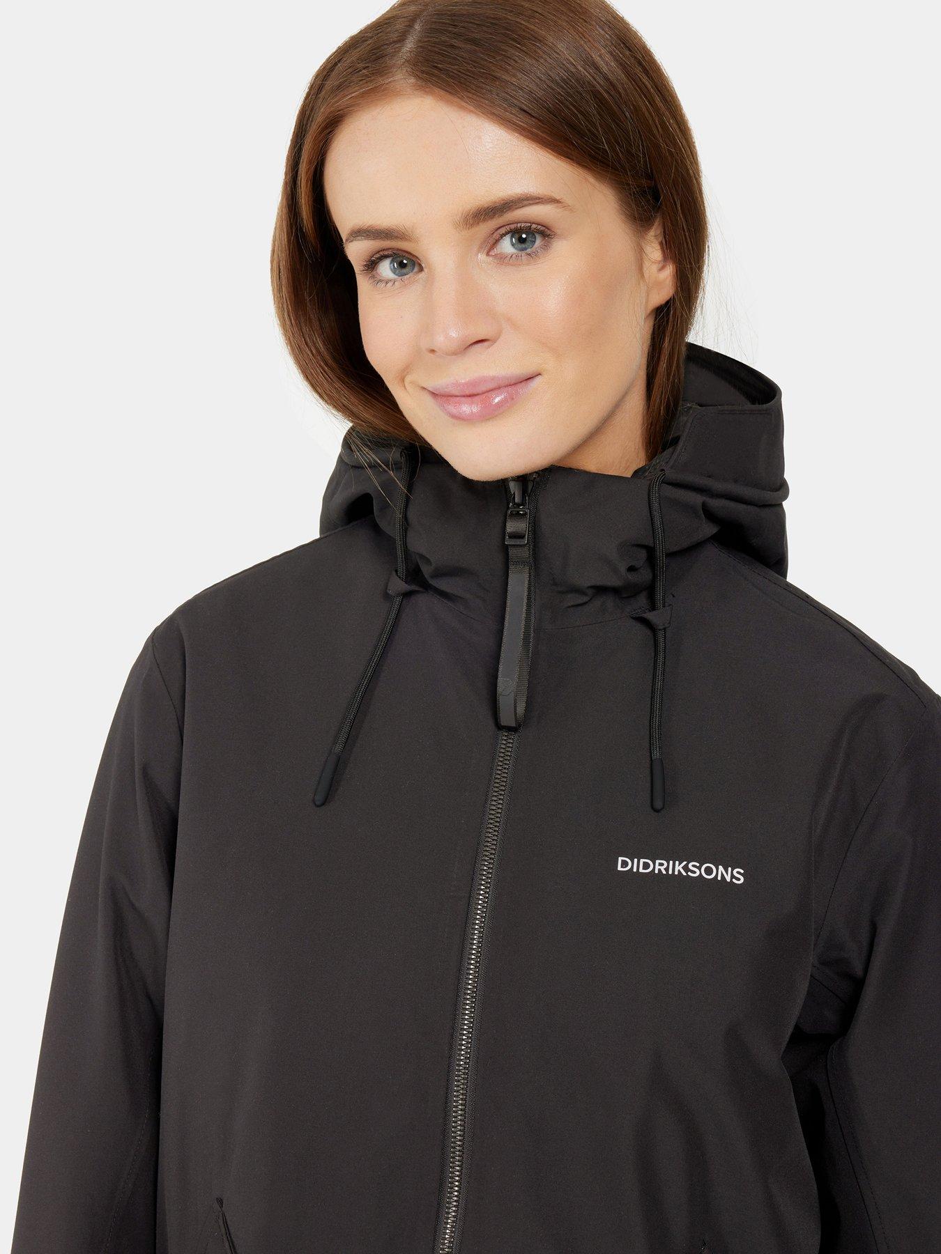 Didriksons Fia Womens Parka-black | Very
