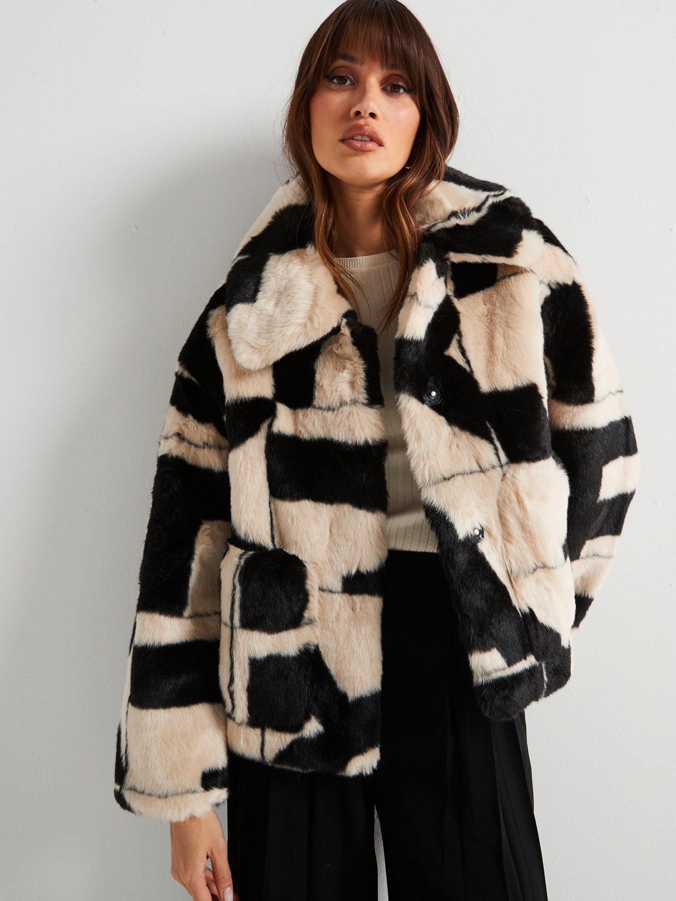 Jakke Traci Monochrome Tile Jacket - Multi | Very