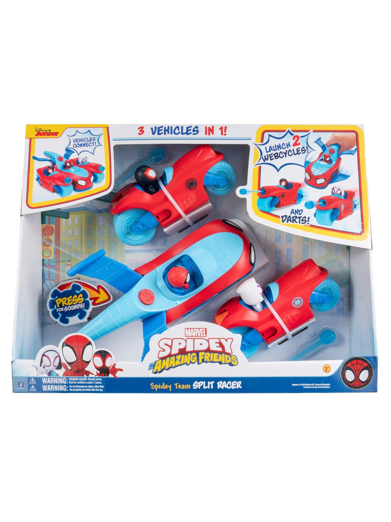 Spiderman MARVEL Spidey and His Amazing Friends Spidey Team Split Racer ...