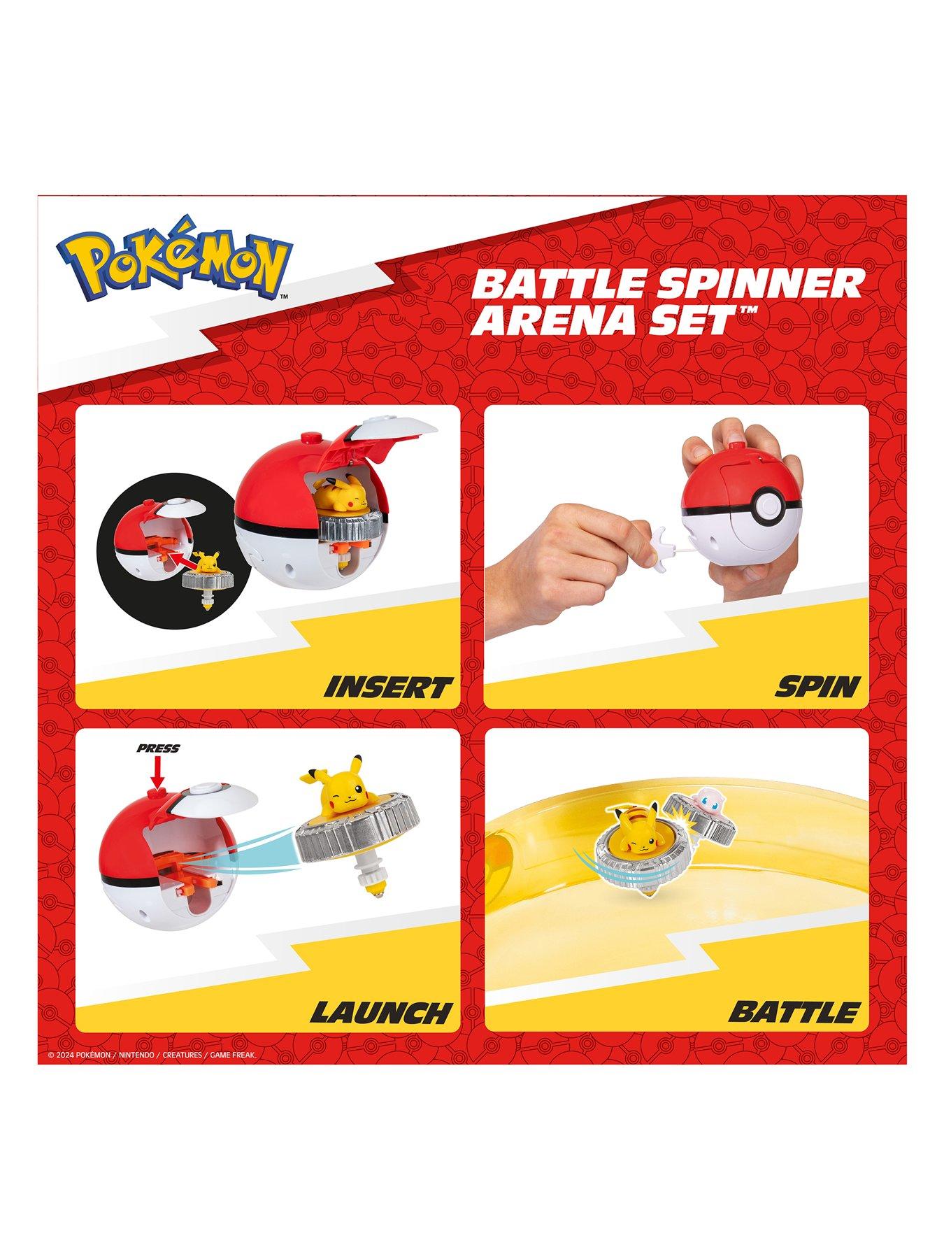 Pokemon Pokémon Battle Spinner Arena Set - Two Battle Spinners with Two ...
