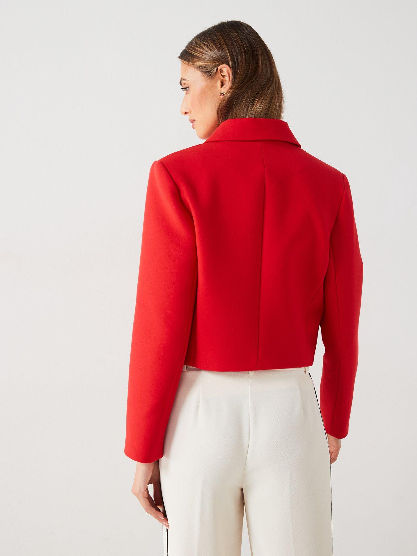 Mango Tailored Collar Jacket - Red | Very