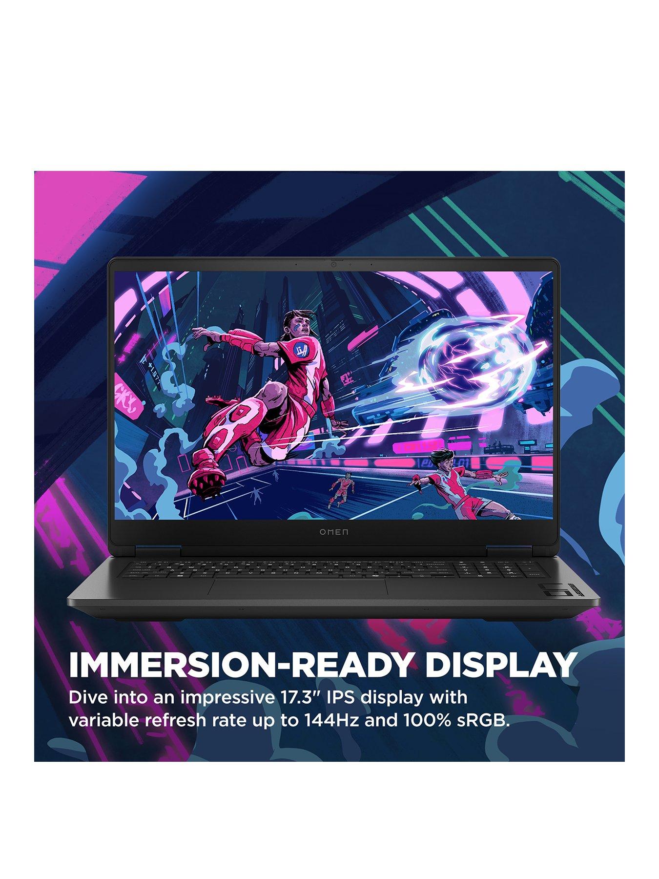 HP OMEN 17-db0017na Gaming Laptop with Hyper X Cloud III Wired Headset ...