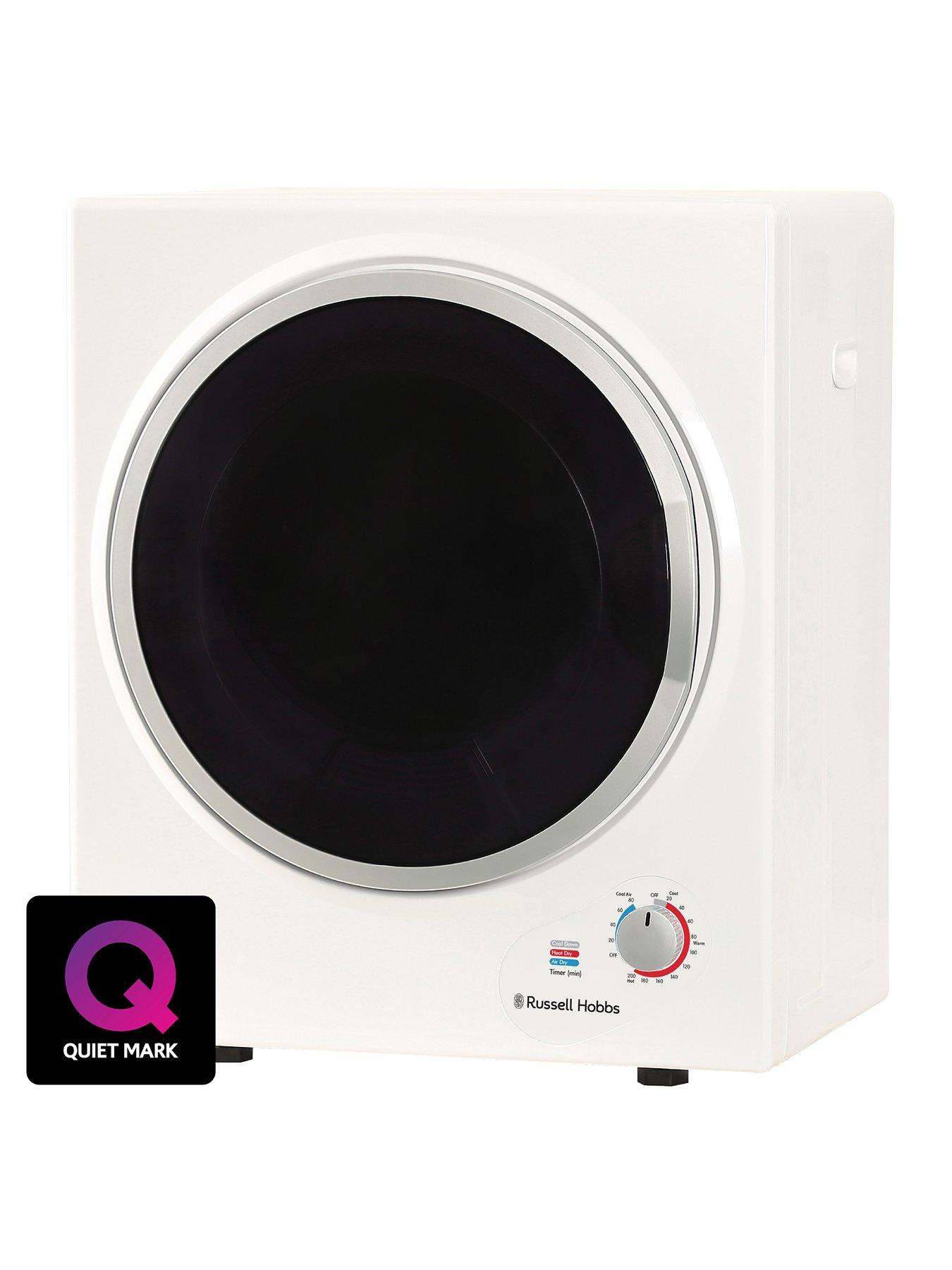 Russell Hobbs RH3VTD800 2.5kg Compact Vented Tumble Dryer in White | Very