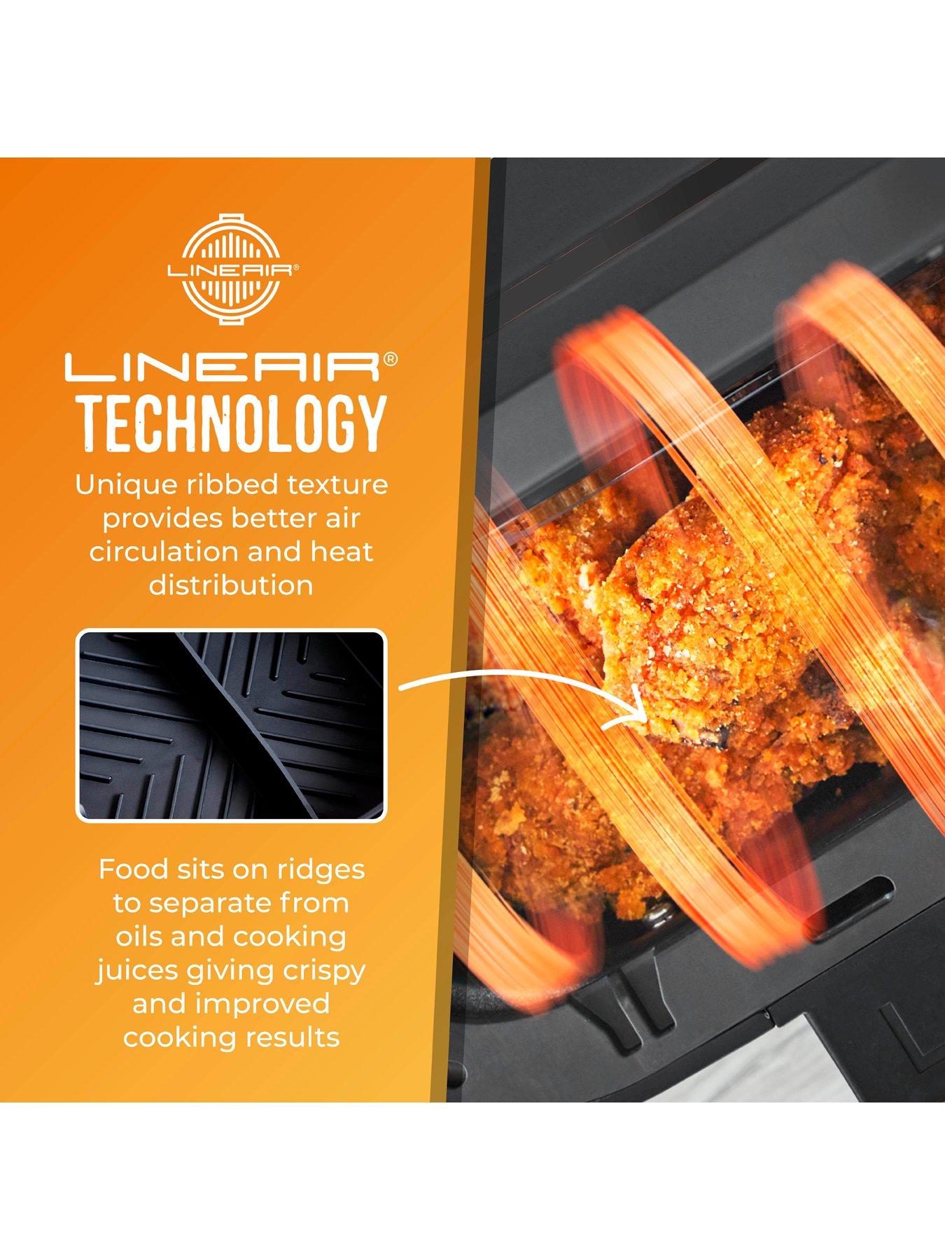 Tower Square Solid Air Fryer Tray With Divider | Very