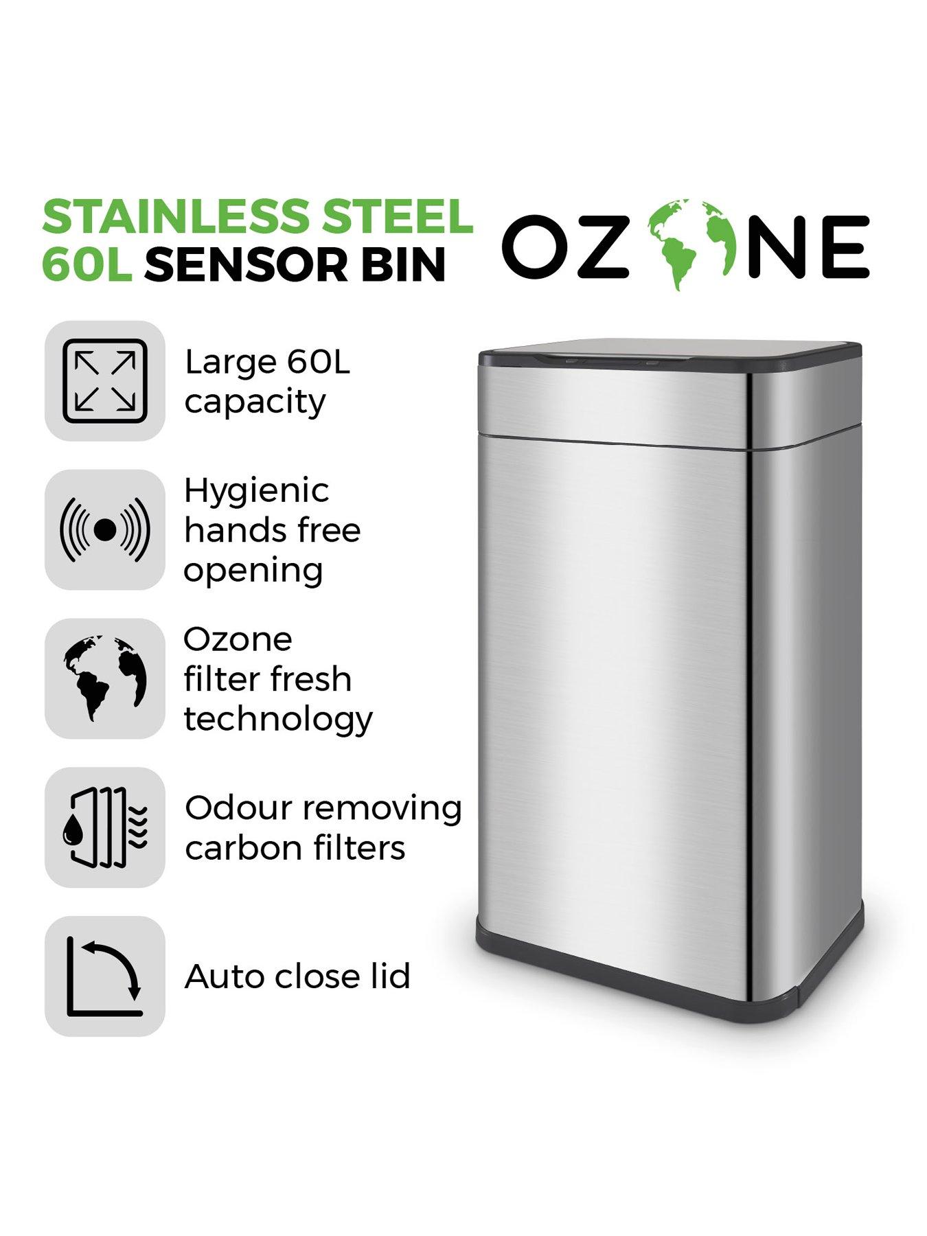 Tower Ozone 60-Litre Sensor Bin | Very