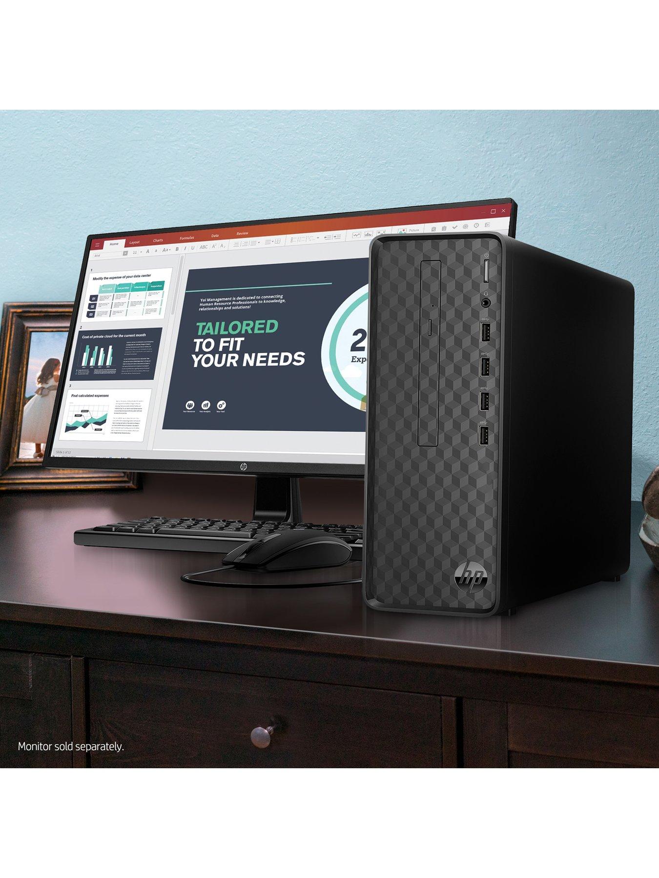 HP Slim Desktop PC S01-pF2003na - Intel Core i3, 8GB RAM, 256GB SSD ...